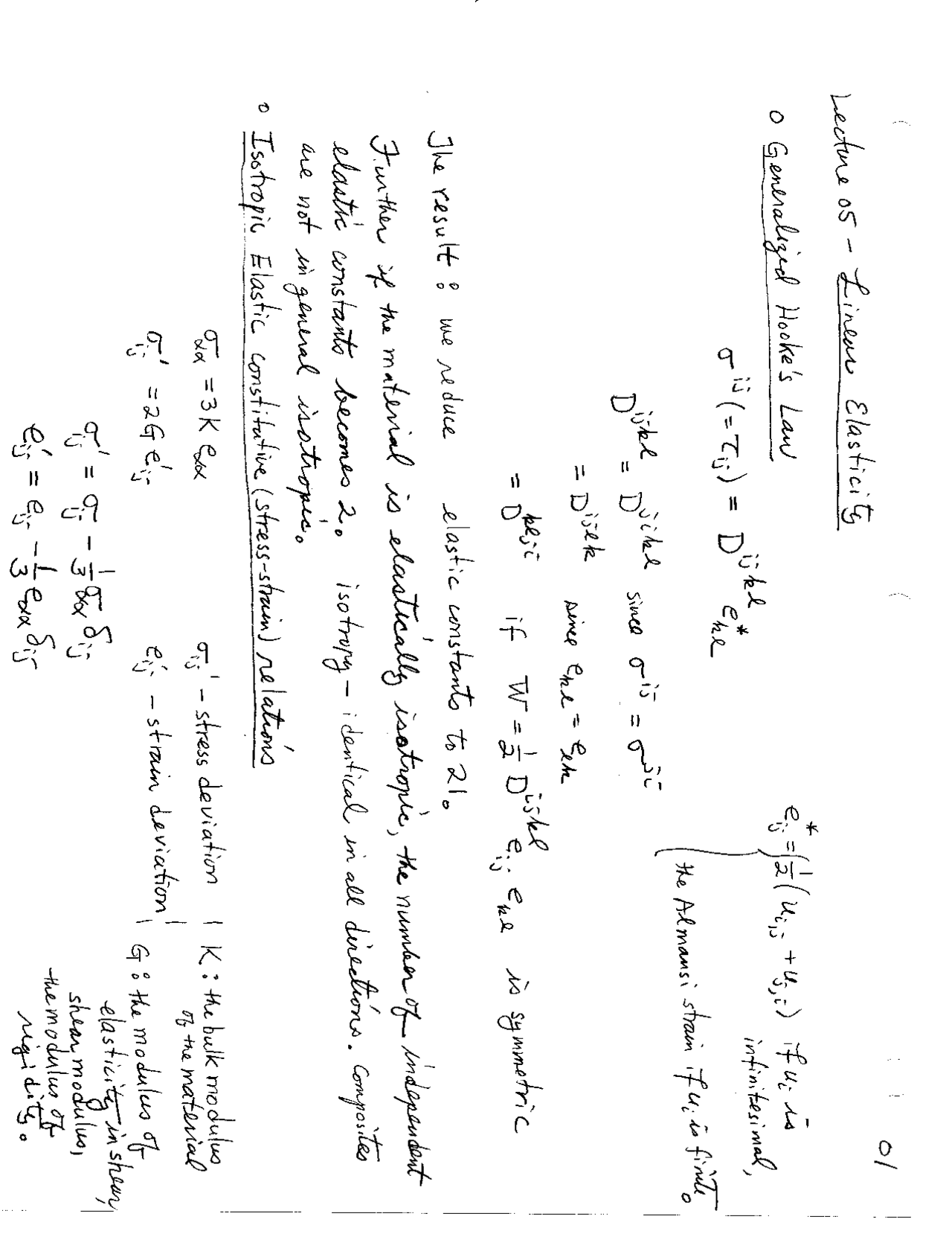 Linear Elasticity Lecture Notes Asen 5012 Docsity