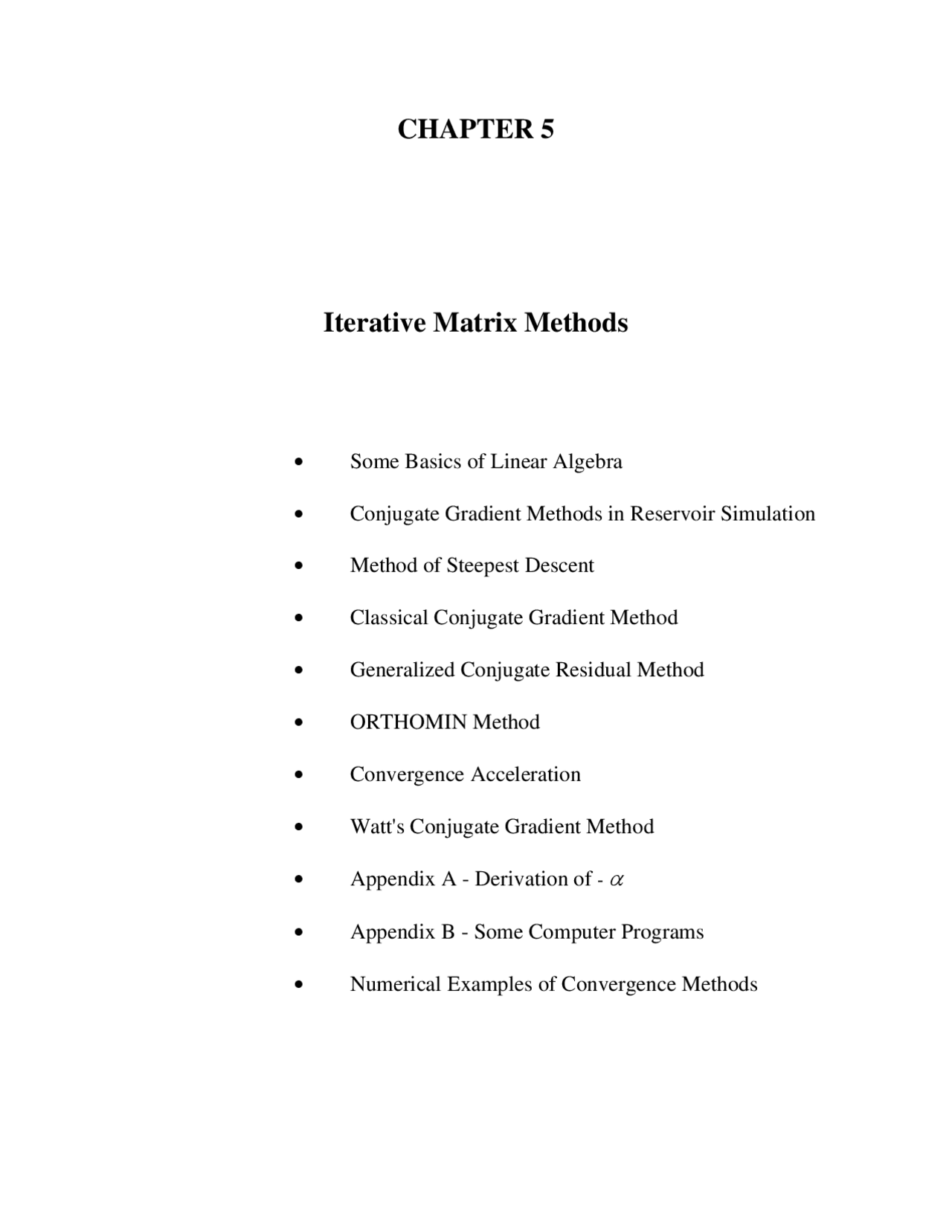 Iterative Matrix Methods - Lecture Slides | PETE 604 - Docsity