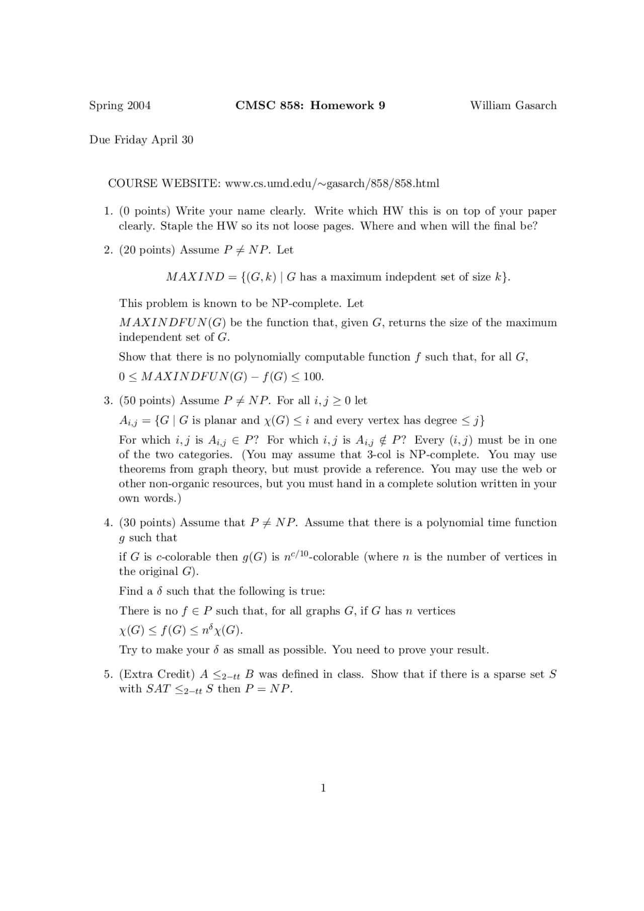 Homework 9 Algorithms Data Structures And Inference Cmsc 858 Docsity