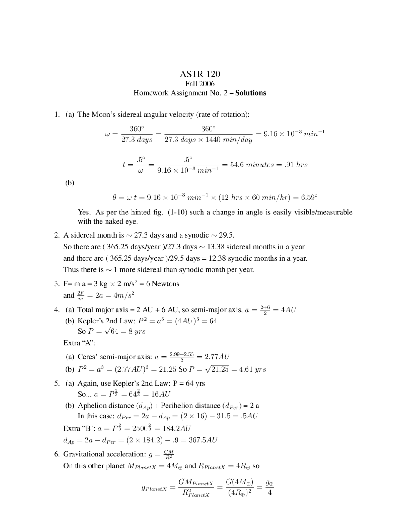 Sidereal Angular Velocity, Earth Equator Solved Astrophysics Homework ...