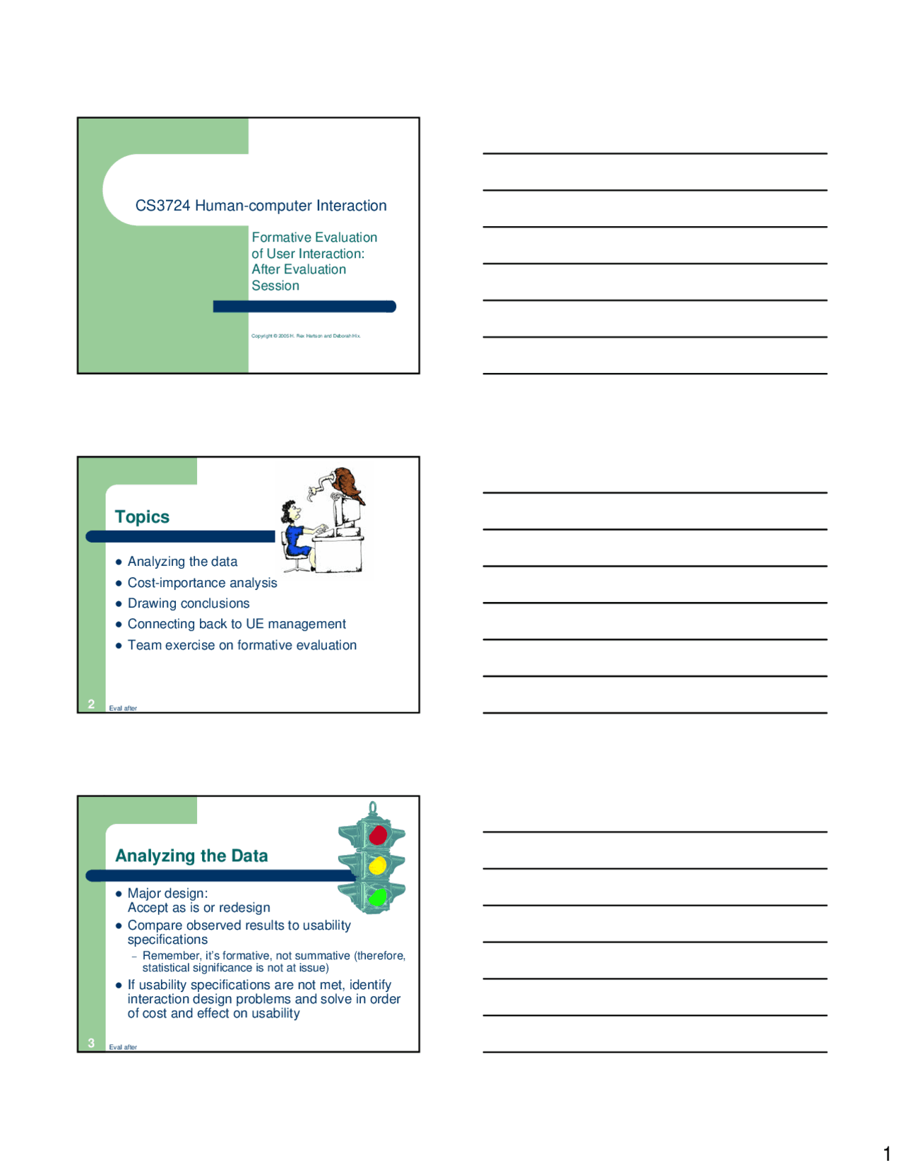Analyzing Data Drawing Conclusions Lecture Slides Cs 3724 Docsity