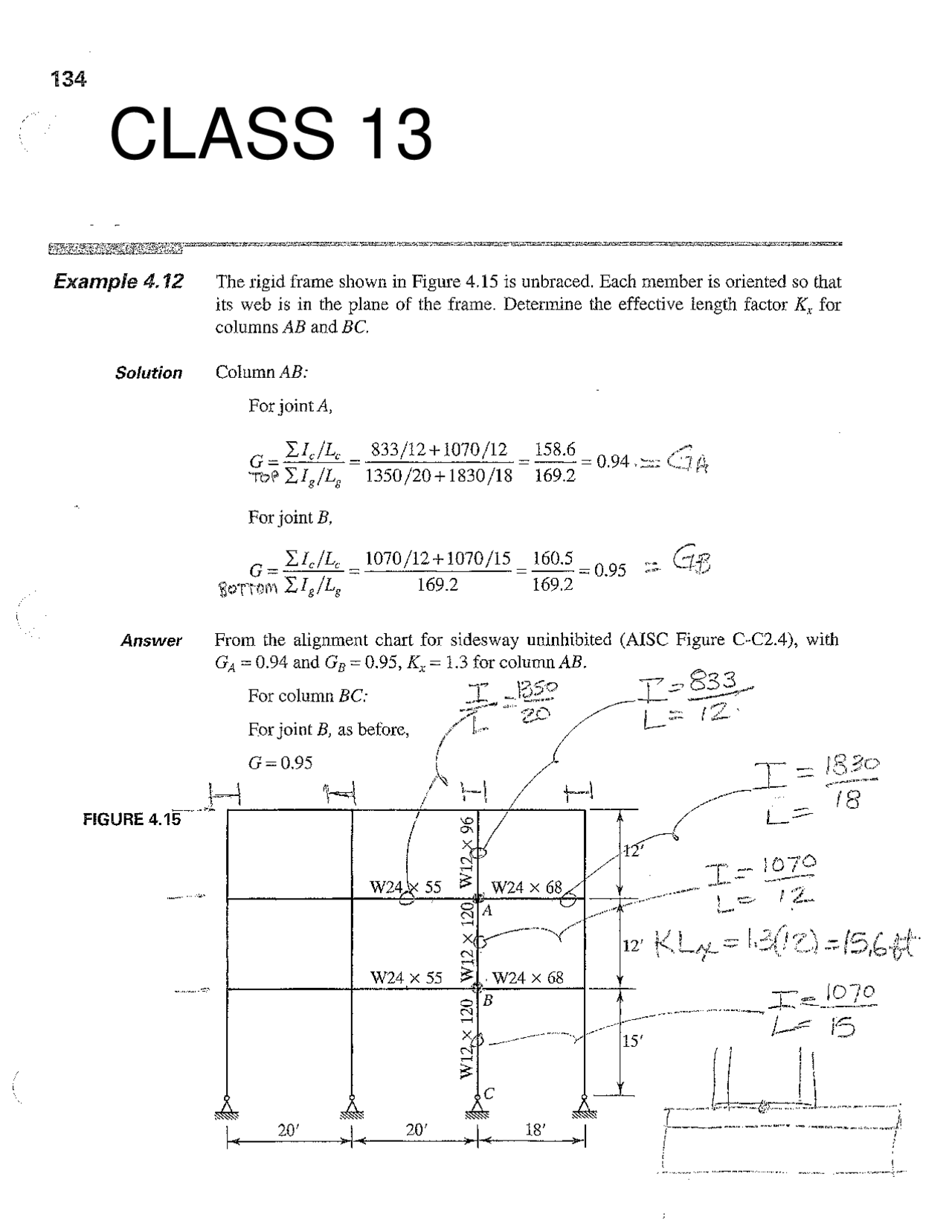 Stiffness Reduction Factor Compression Members Class Notes Cven