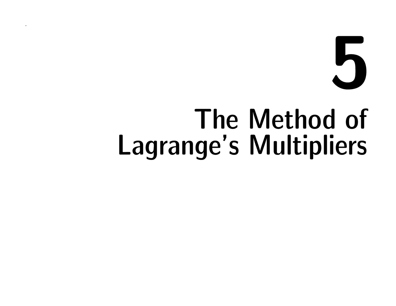 Lecture Slides On The Methods Of Lagranges Multipliers Asen 5022