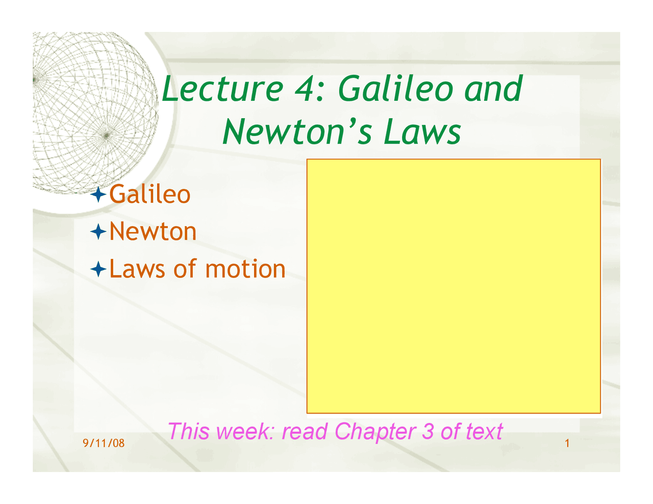 Galileo and Newton's Laws of Motion: A Historical Overview - Prof ...