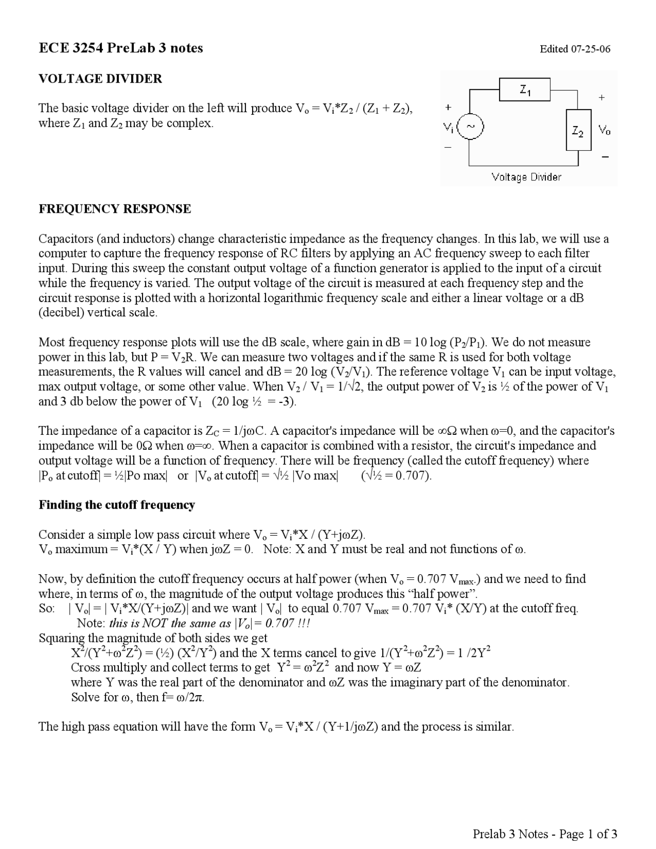 Voltage Divider Lab Report 3 On Industrial Electronics Ece 3254