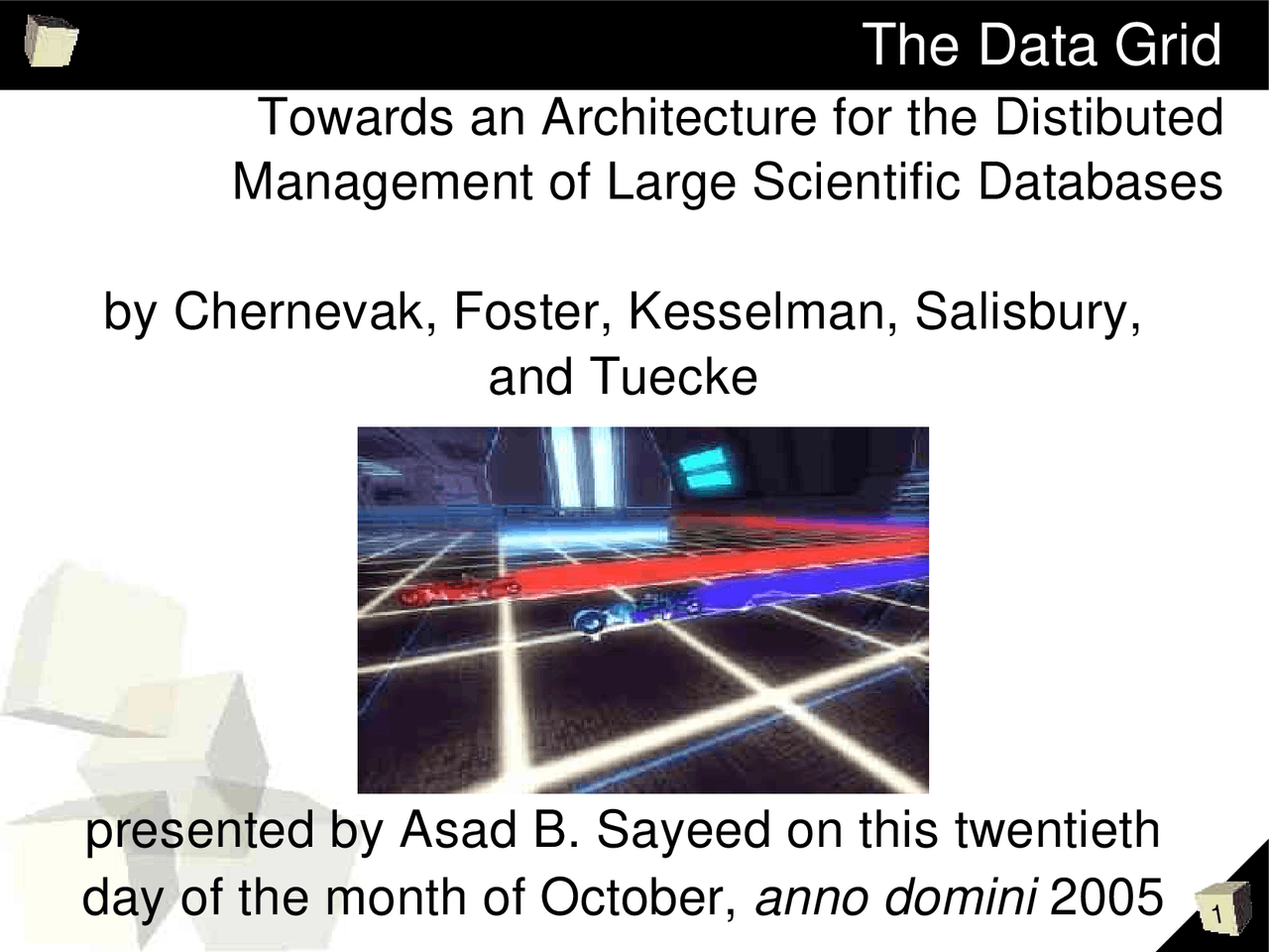 The Data Grid Large Data Collection Notes Cmsc 714 Docsity