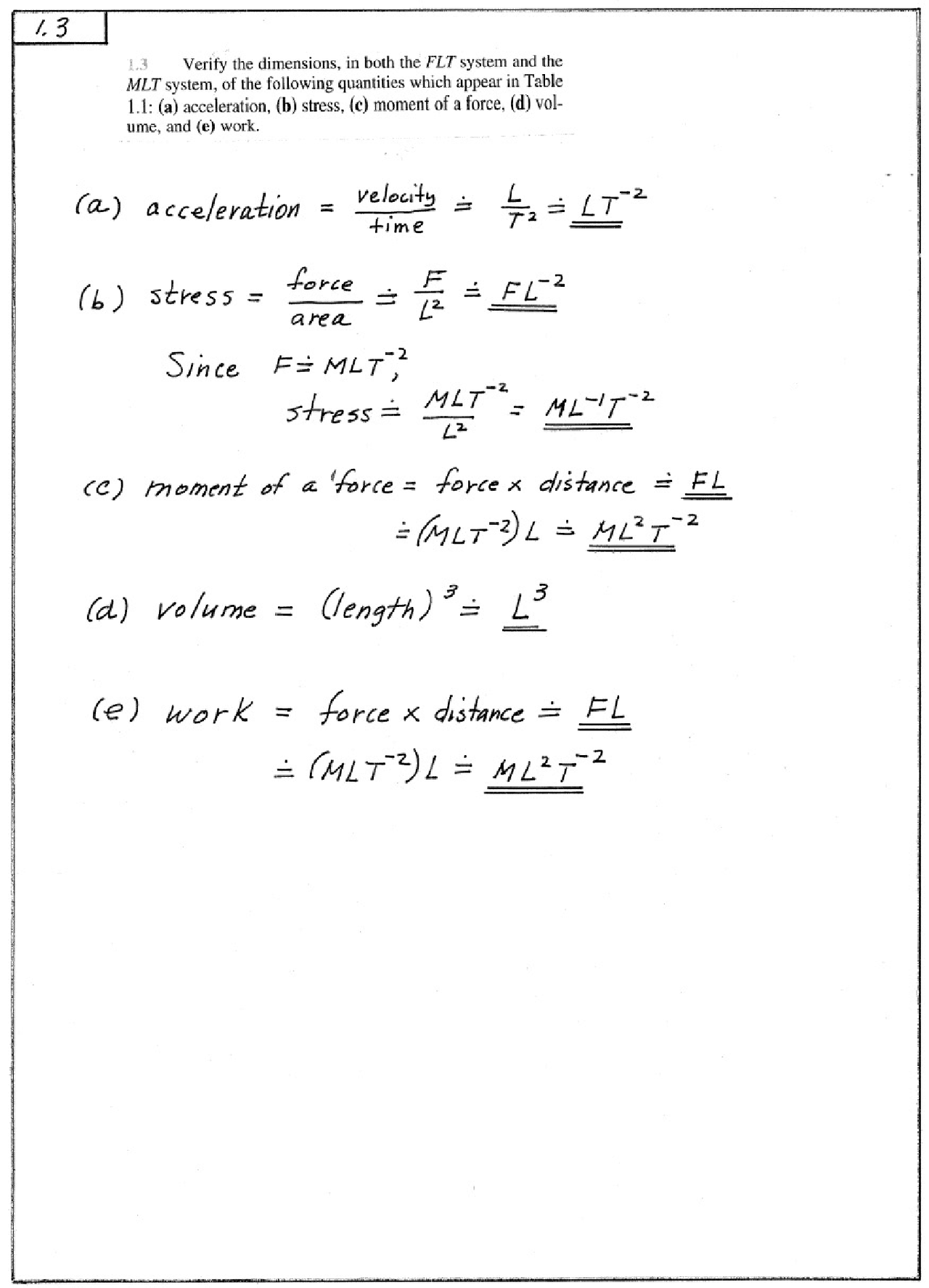Assignment Solutions For Fluid Dynamics Cven 311 Docsity
