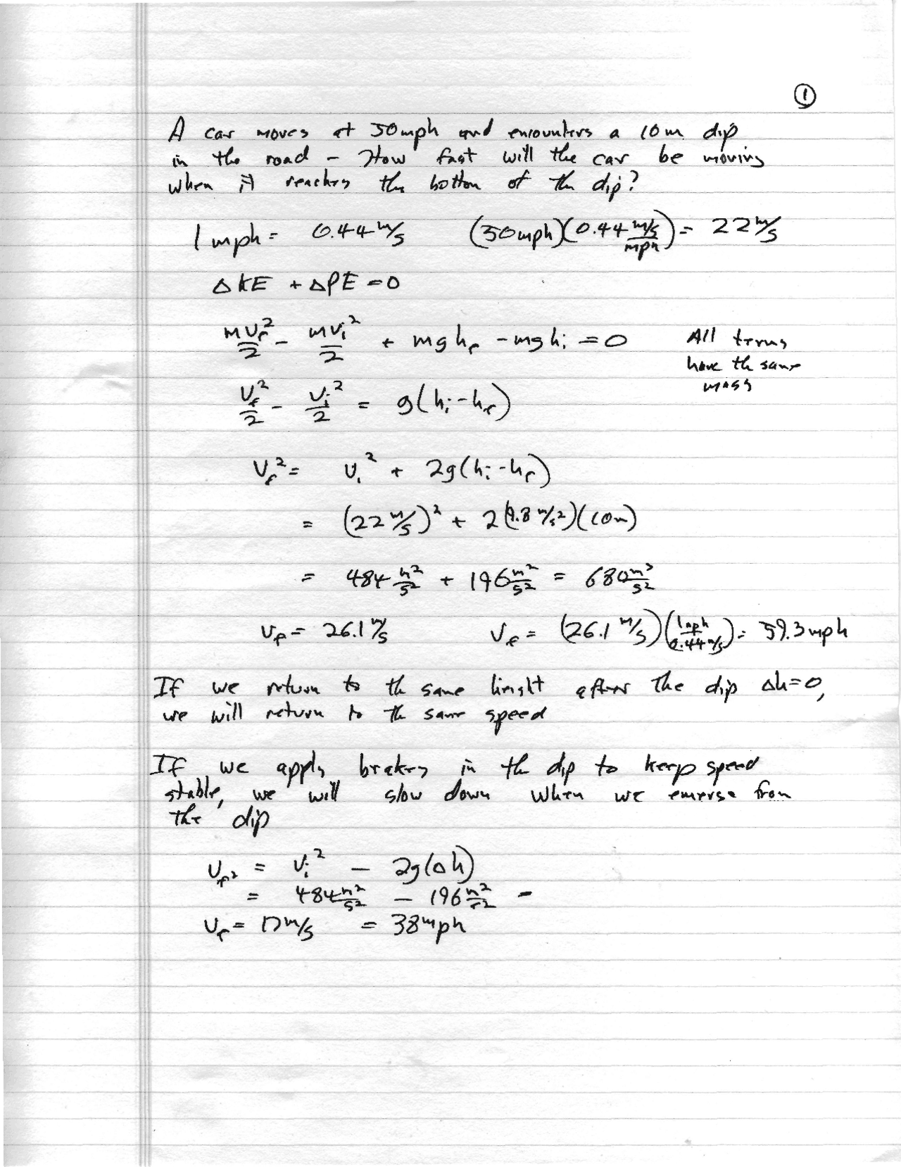 Solved Problems on Principles Physics | PHYS 141 - Docsity