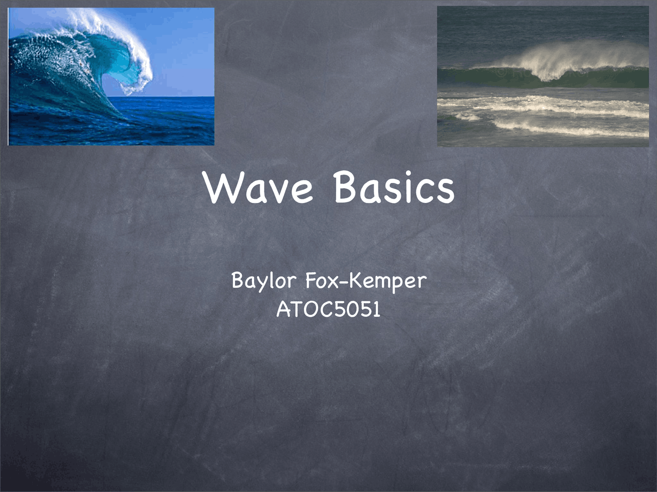 Wave Basics Introduction To Physical And Chemical Oceanography
