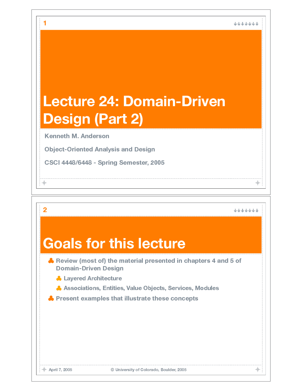 Slides Domain Driven Design Object Oriented Analysis And Design