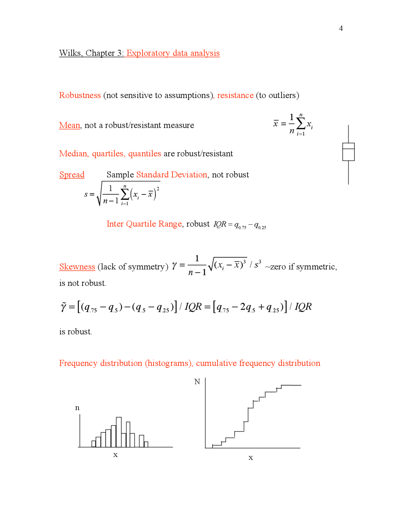 Exploratory Data Analysis: Robustness and Resistance in Statistics - Prof. Eugenia E. Kaln ...