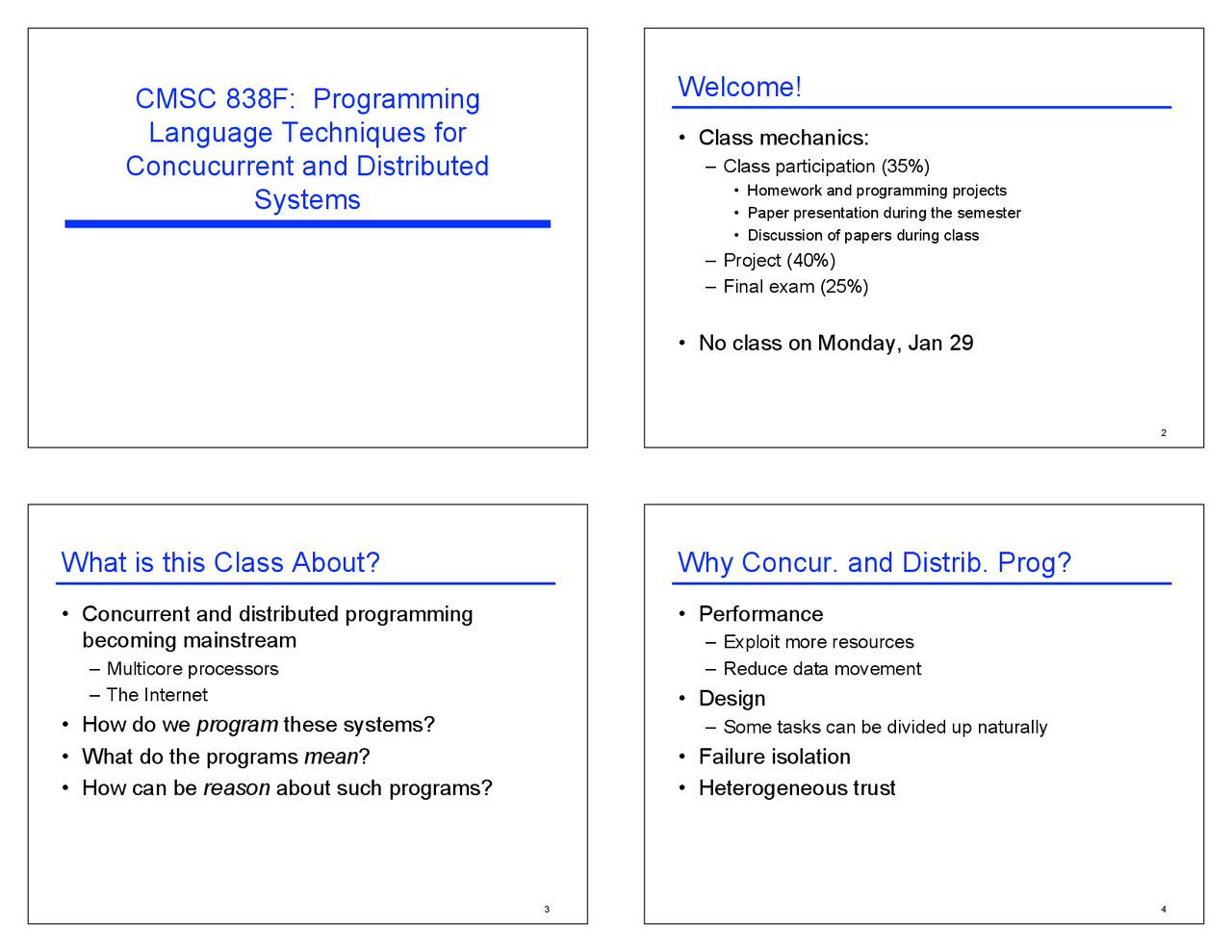Java Threads On Language Based Techniques For Concurrent And