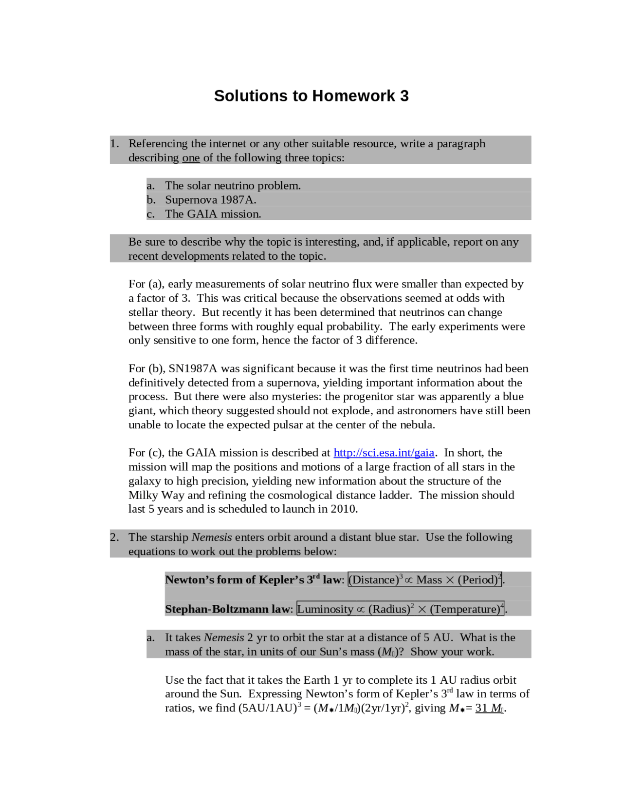 Solutions To Homework 3 Collisions In Space Astr 220 Docsity