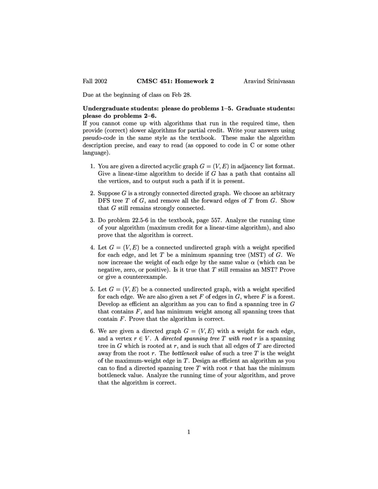 Design And Analysis Computer Algorithms Assignment 2 Cmsc 451 Docsity 9467