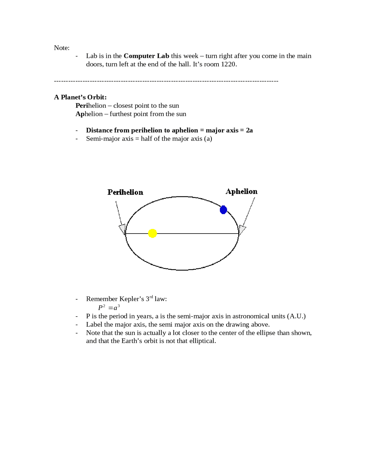Planets Orbit General Astrology Astr 101 Docsity