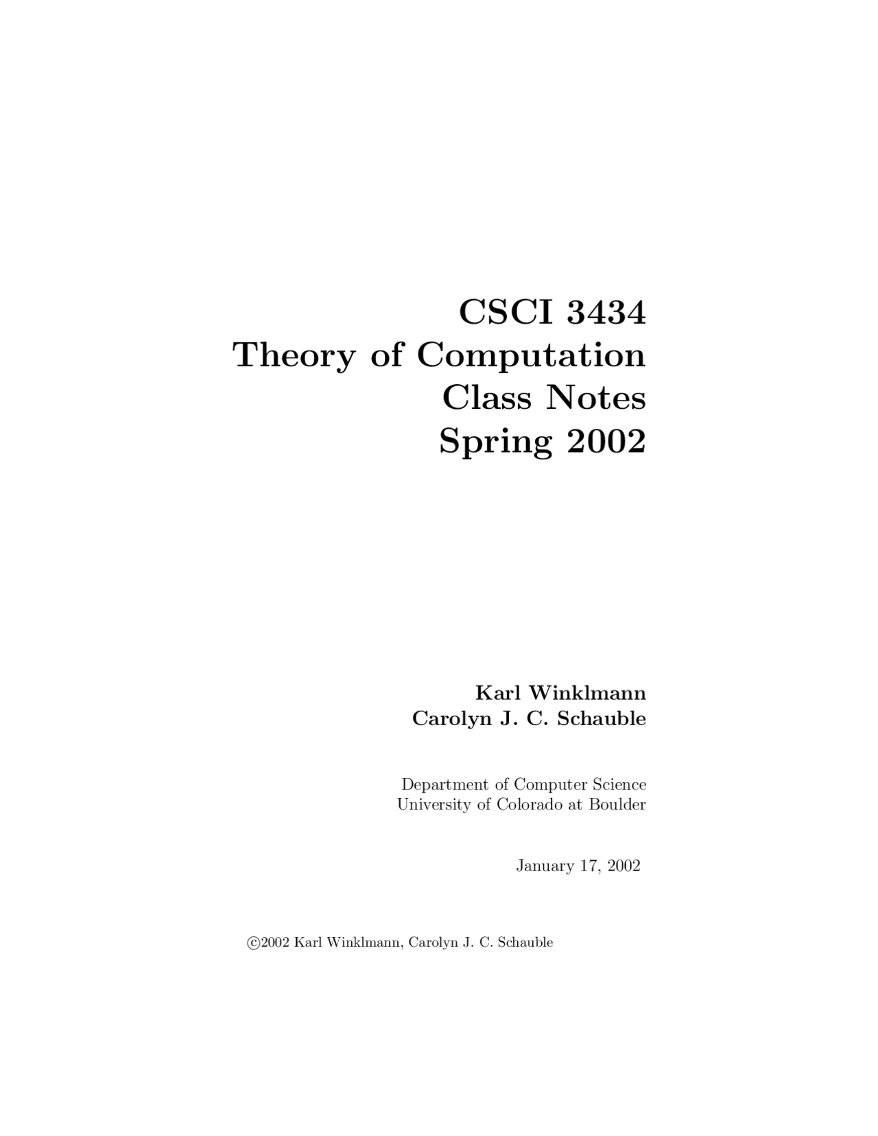 Computability Strings Properties Programs Theory Of Computation Csci 3434 Docsity