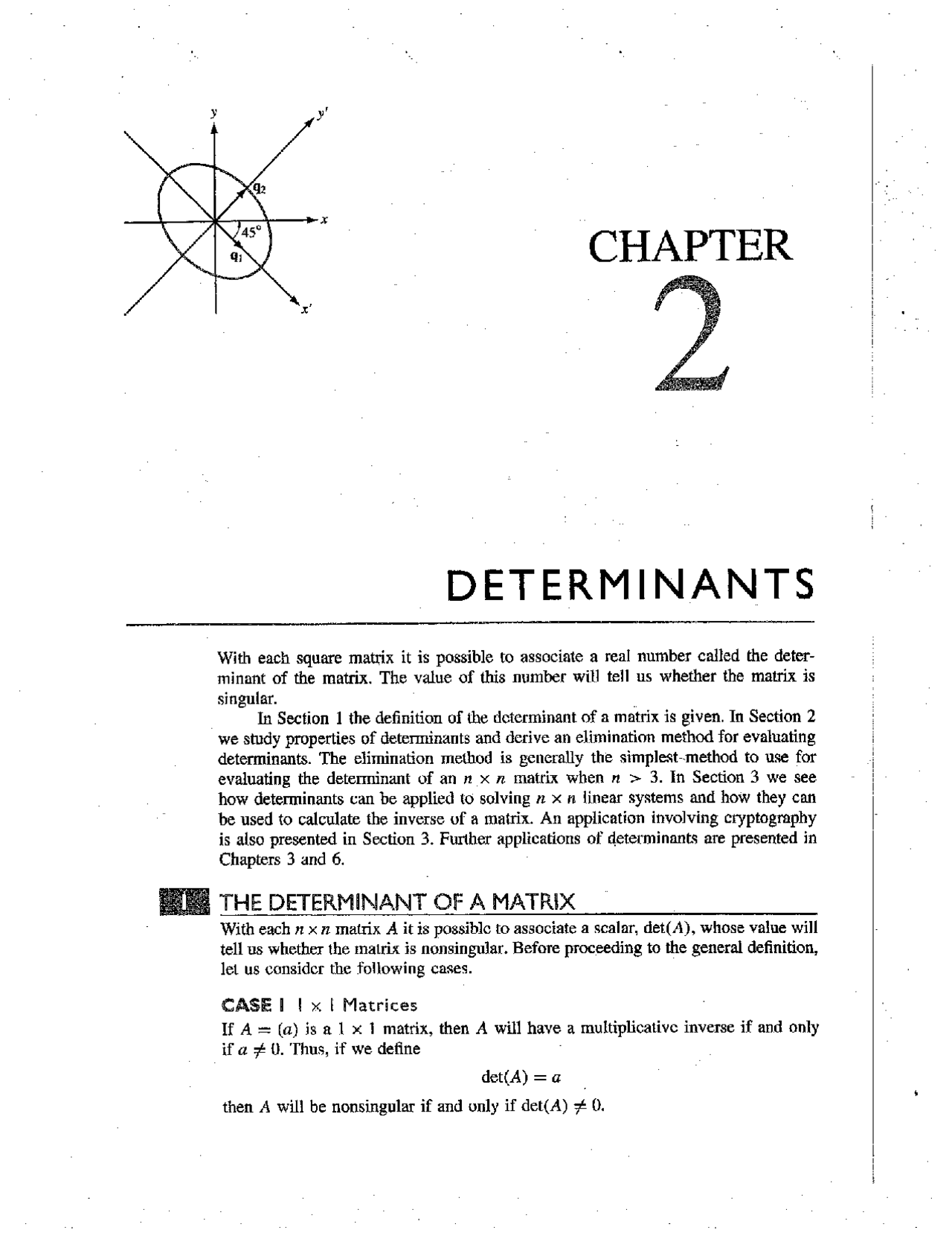 Lecture Notes On Determinants Methods Of Applied Mathematics I Math