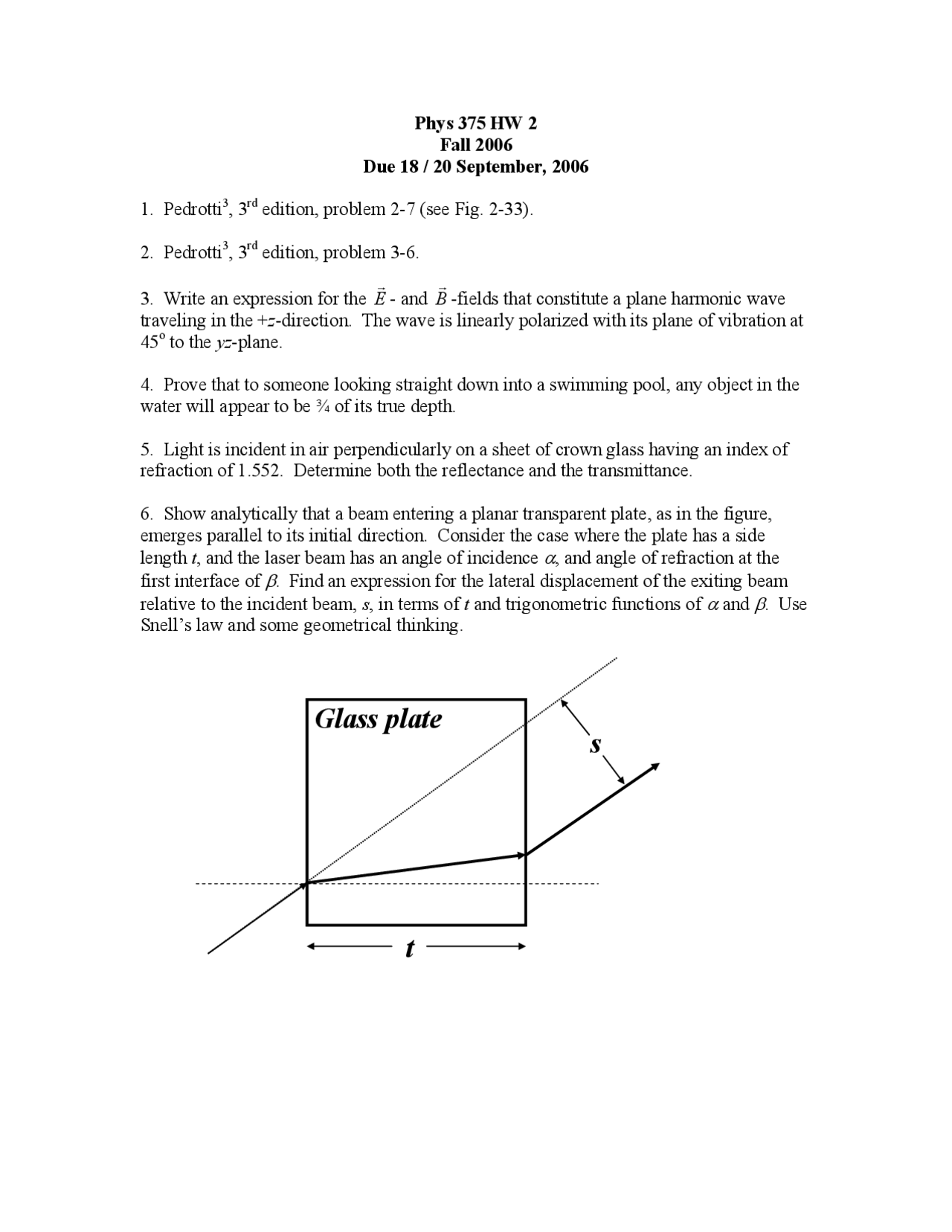 Solution For Homework 2 Experimental Physics Iii Phys 375 Docsity
