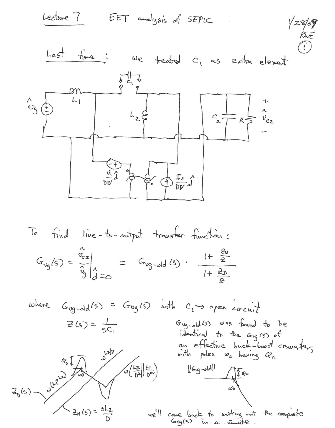Notes on Analysis of Modeling and Control of Power Electronic Systems ...