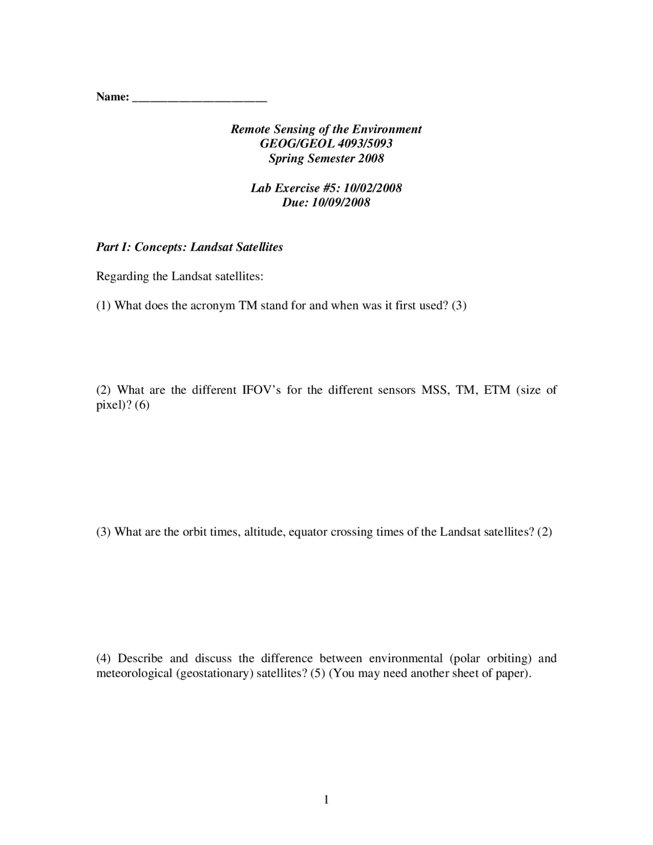 Remote Sensing Lab Exercise: Landsat Satellites and Volcanic Eruption ...