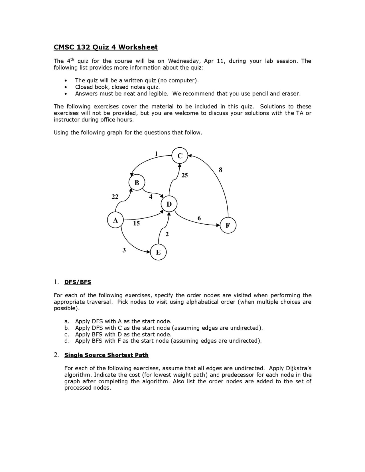 Quiz 4 Worksheet Object Oriented Programming Ii Cmsc 132 Docsity 8000