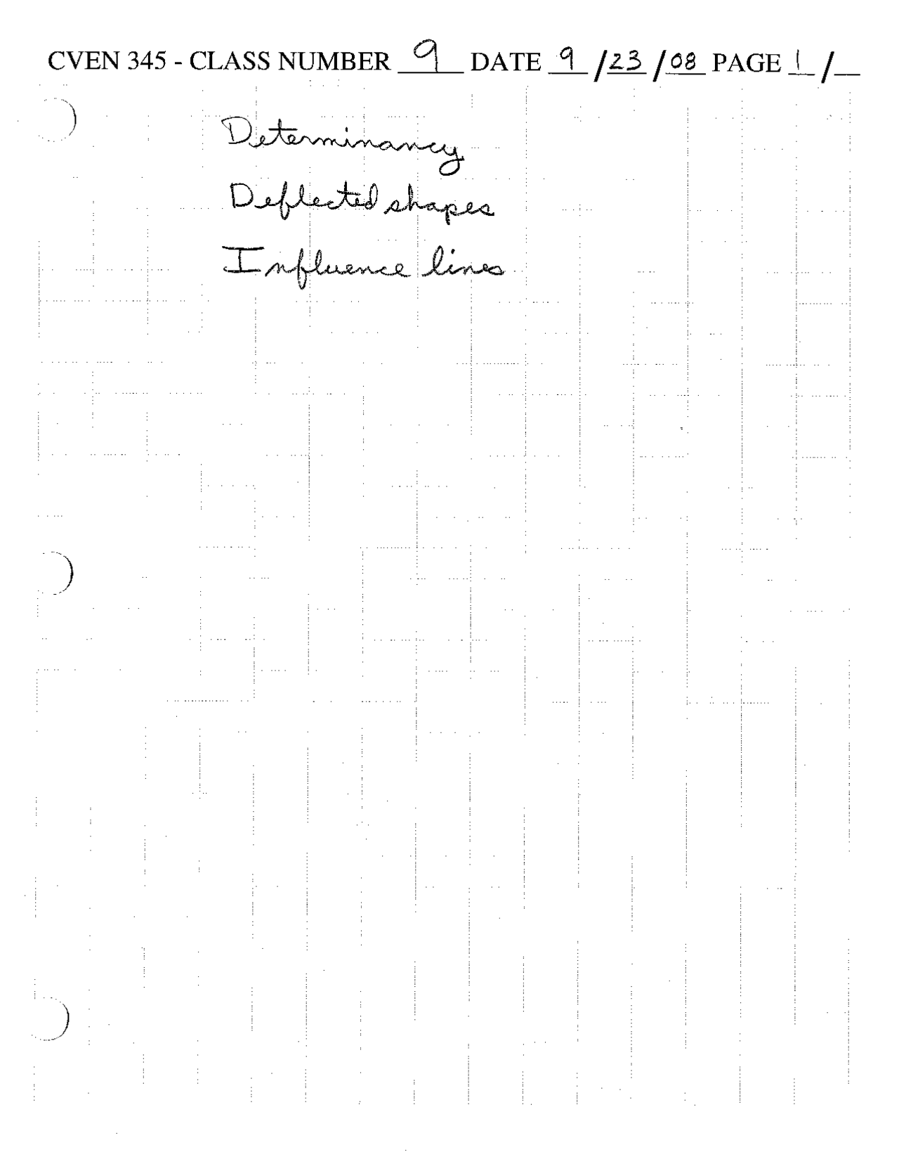 Lecture Notes Determining Influence Line Theory Of Structures Cven