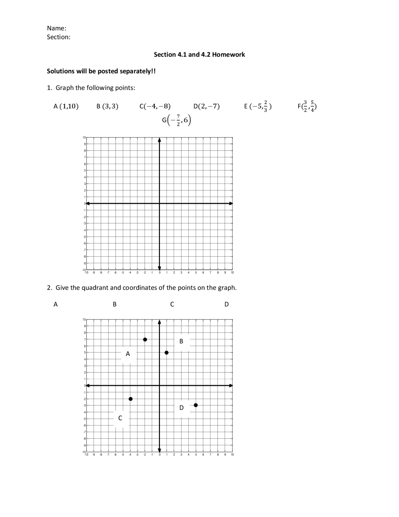 Graphs Of Engineering Mathematics L Assignment Math 152 Docsity