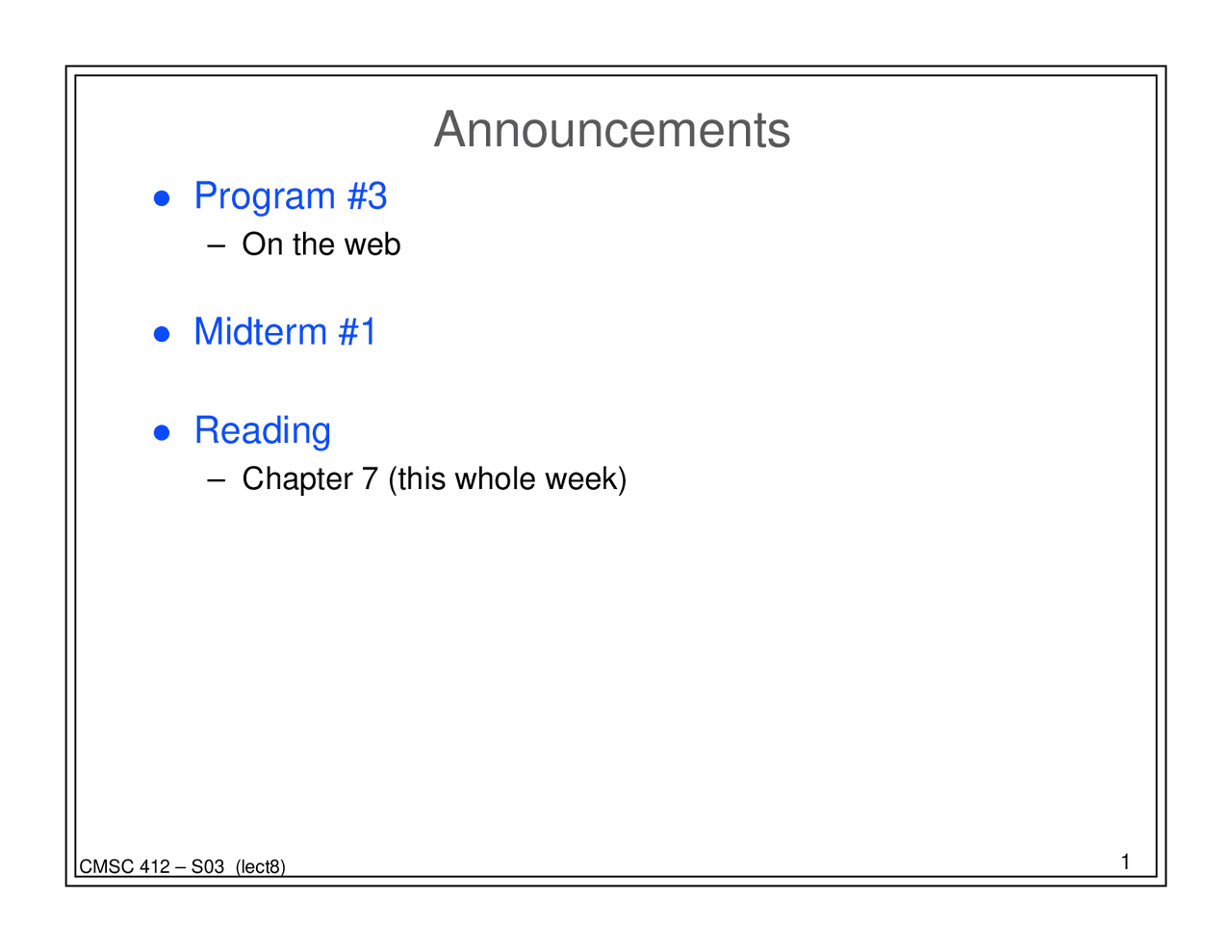 Implementing Semaphores Operating Systems Cmsc 412 Docsity