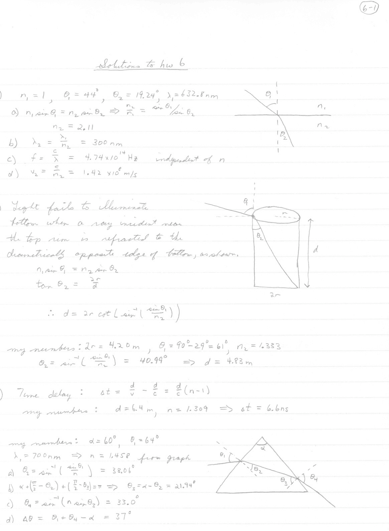 Homework 6 Questions With Solutions General Physics Iii Phys 263