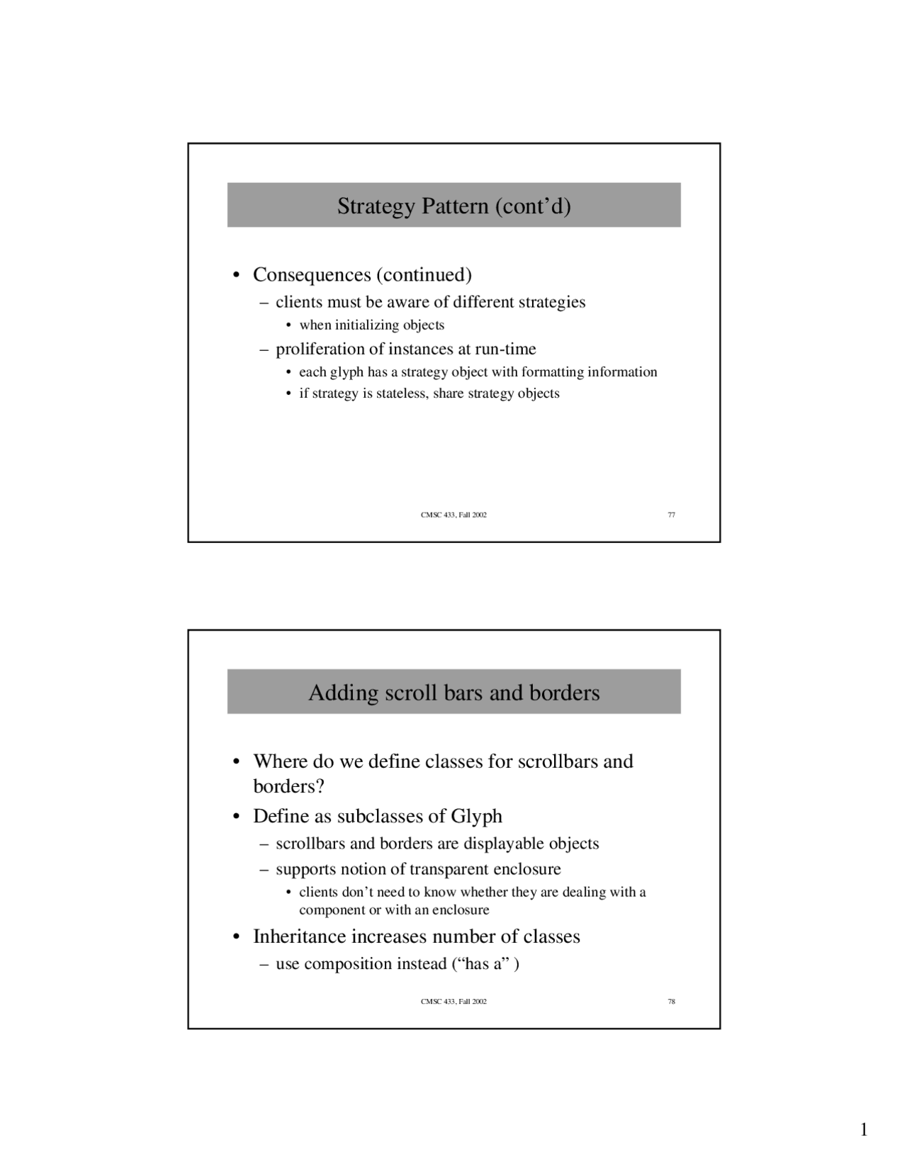 Strategy Pattern Programming Language And Technology Paradigms Cmsc