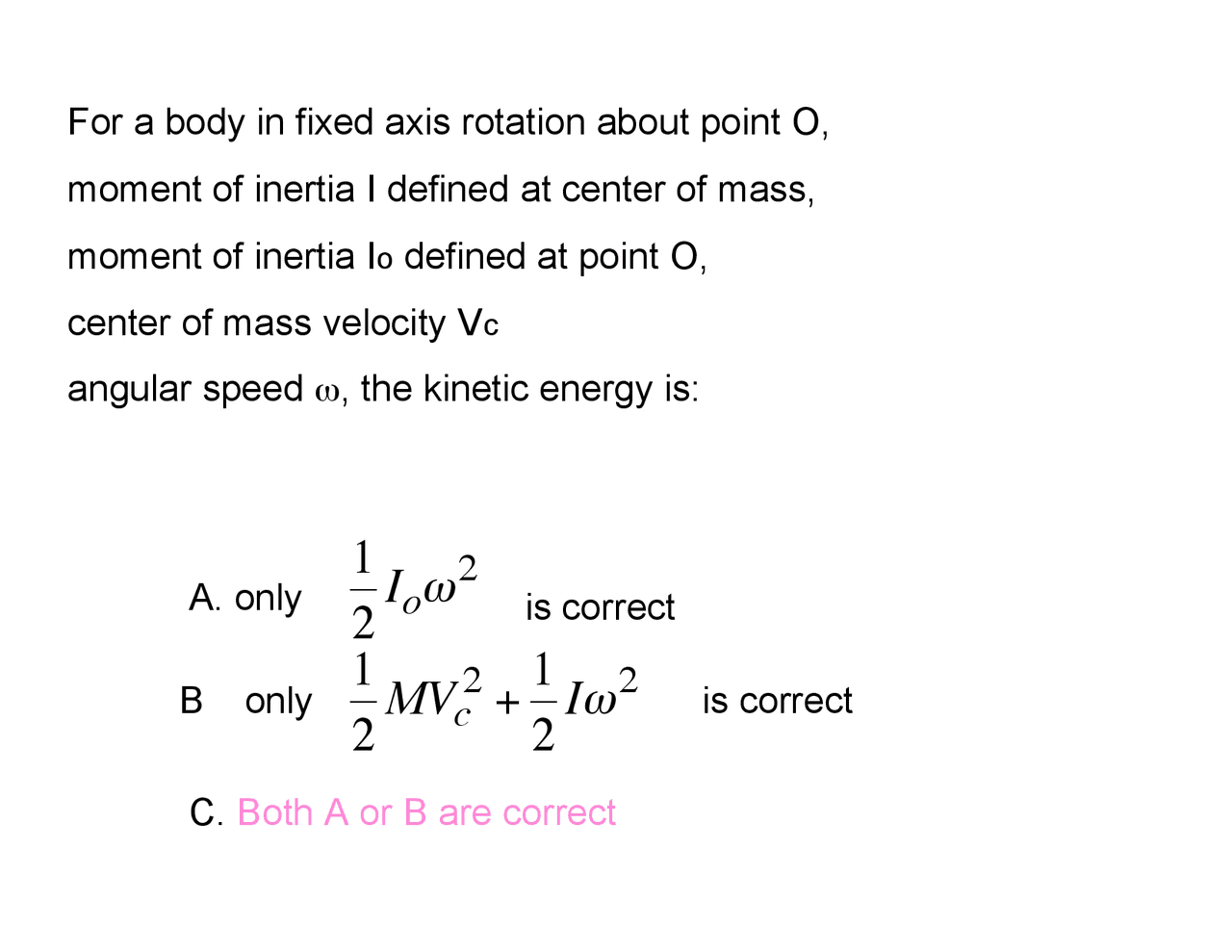 Solved Mcqs For Aerospace 3 Introduction To Dynamics And Systems