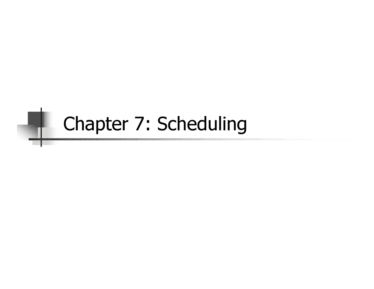 Scheduling Operating Systems Class Notes For Exam Cs 3204 Docsity