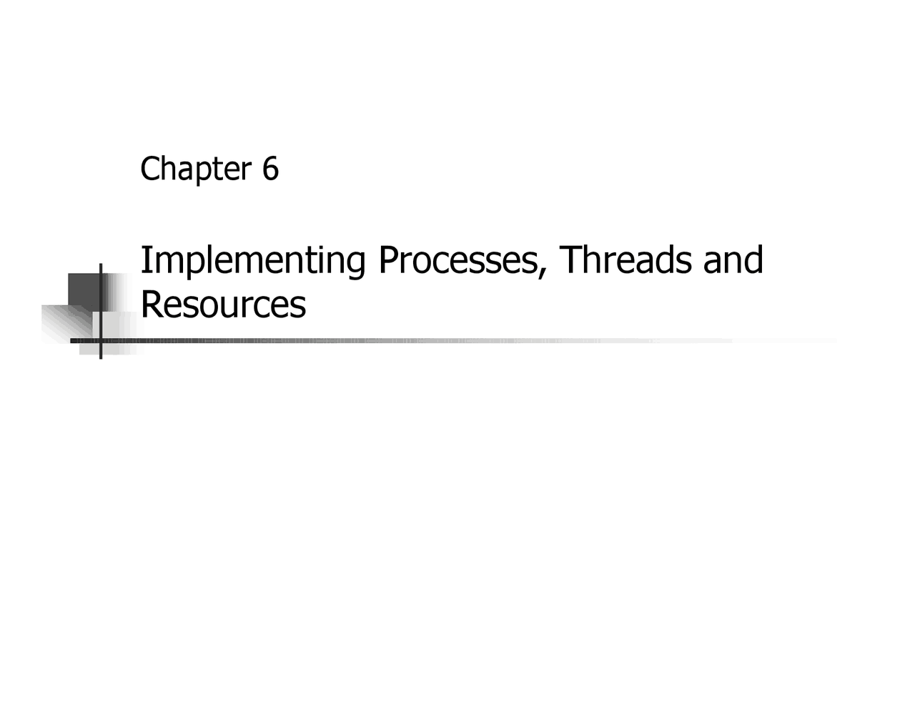 Implementing Processes, Thread and Resources - Lecture Notes for Exam ...