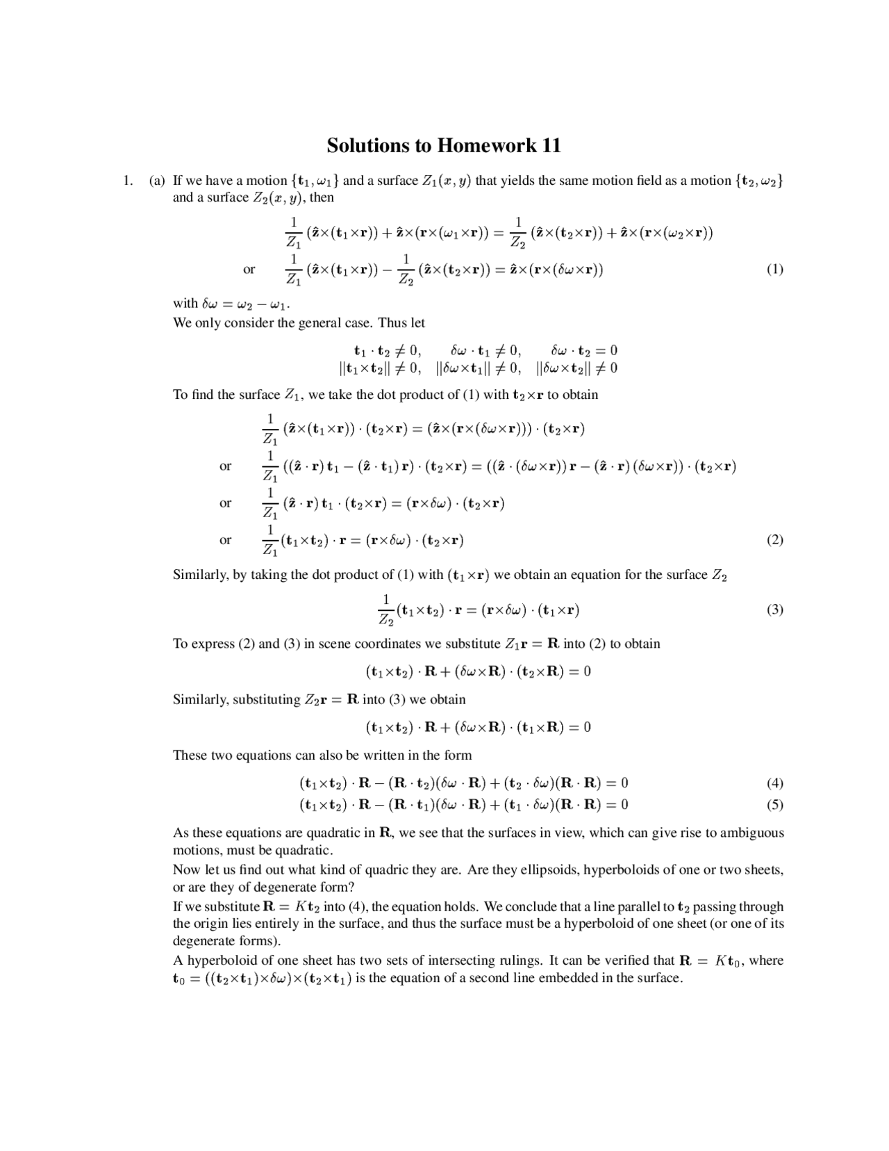 Homework 11 With Solution Advanced Topics Information Processing