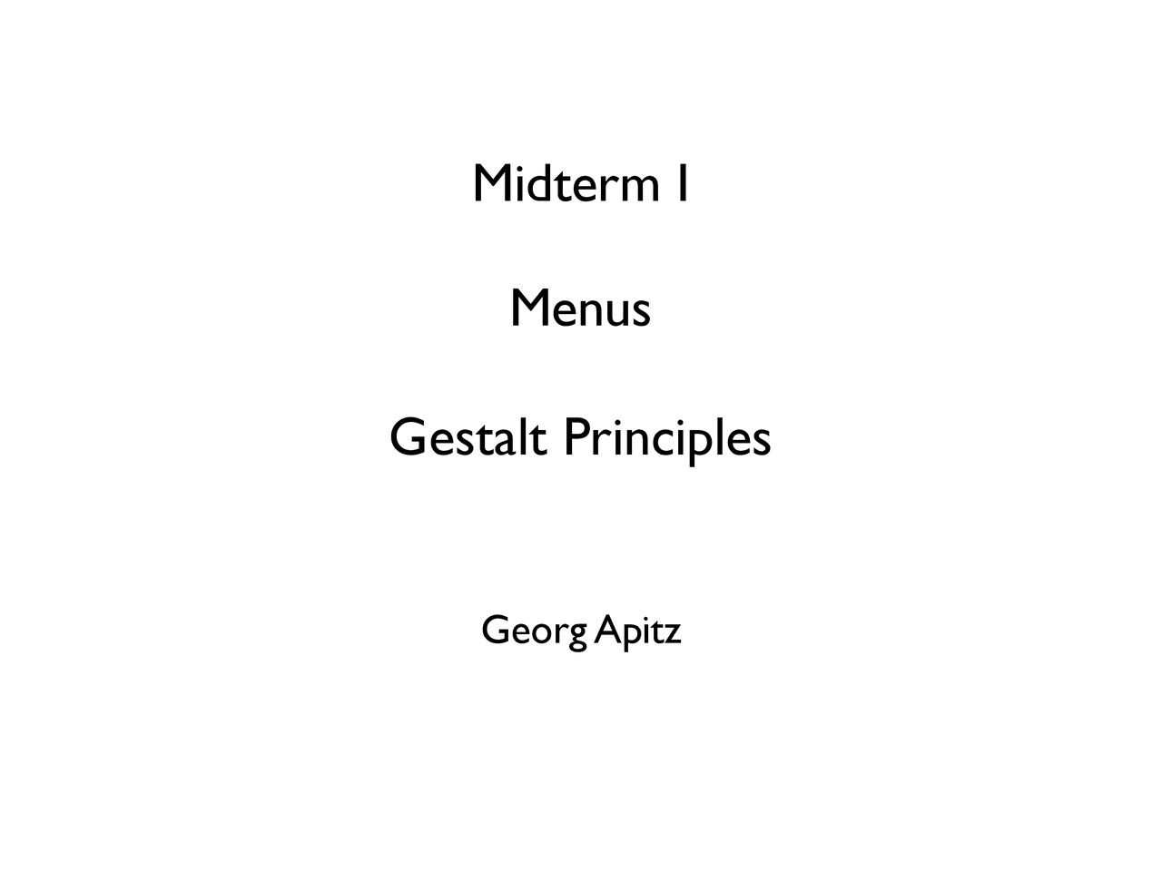 Midterm 1 Solutions For Introduction To Human Computer Interaction