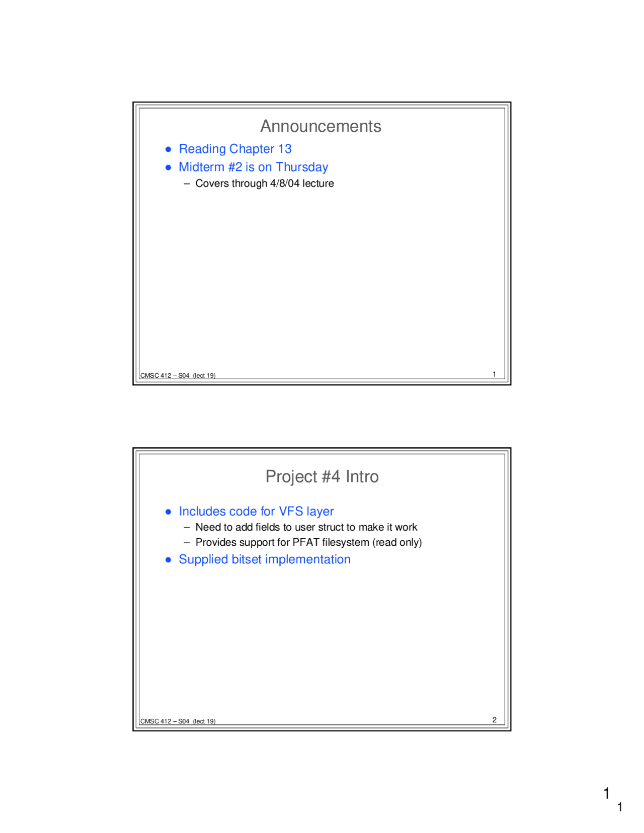 Slides On Bad Blocks Booting The Os And Swap Space Cmsc 412 Docsity