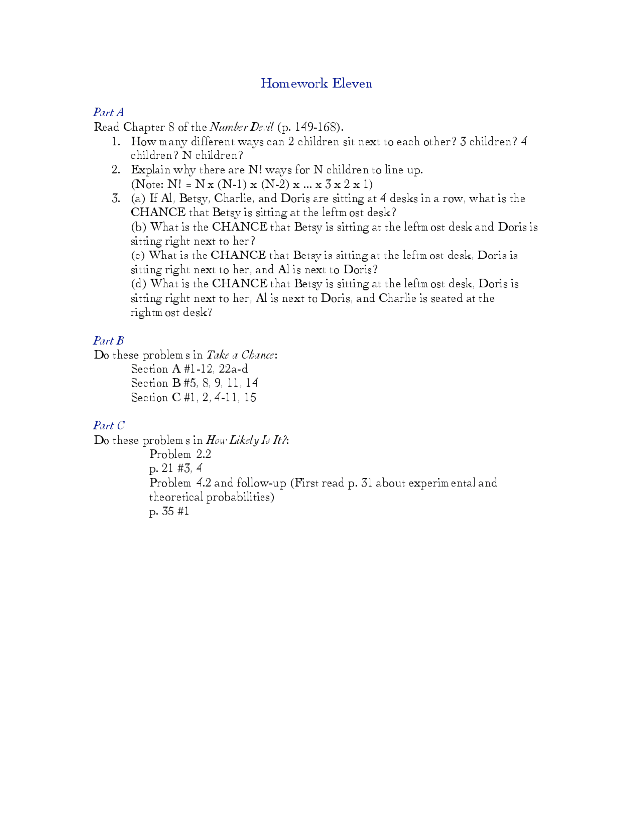 Homework 11 Unsolved Questions Math 1614 Docsity