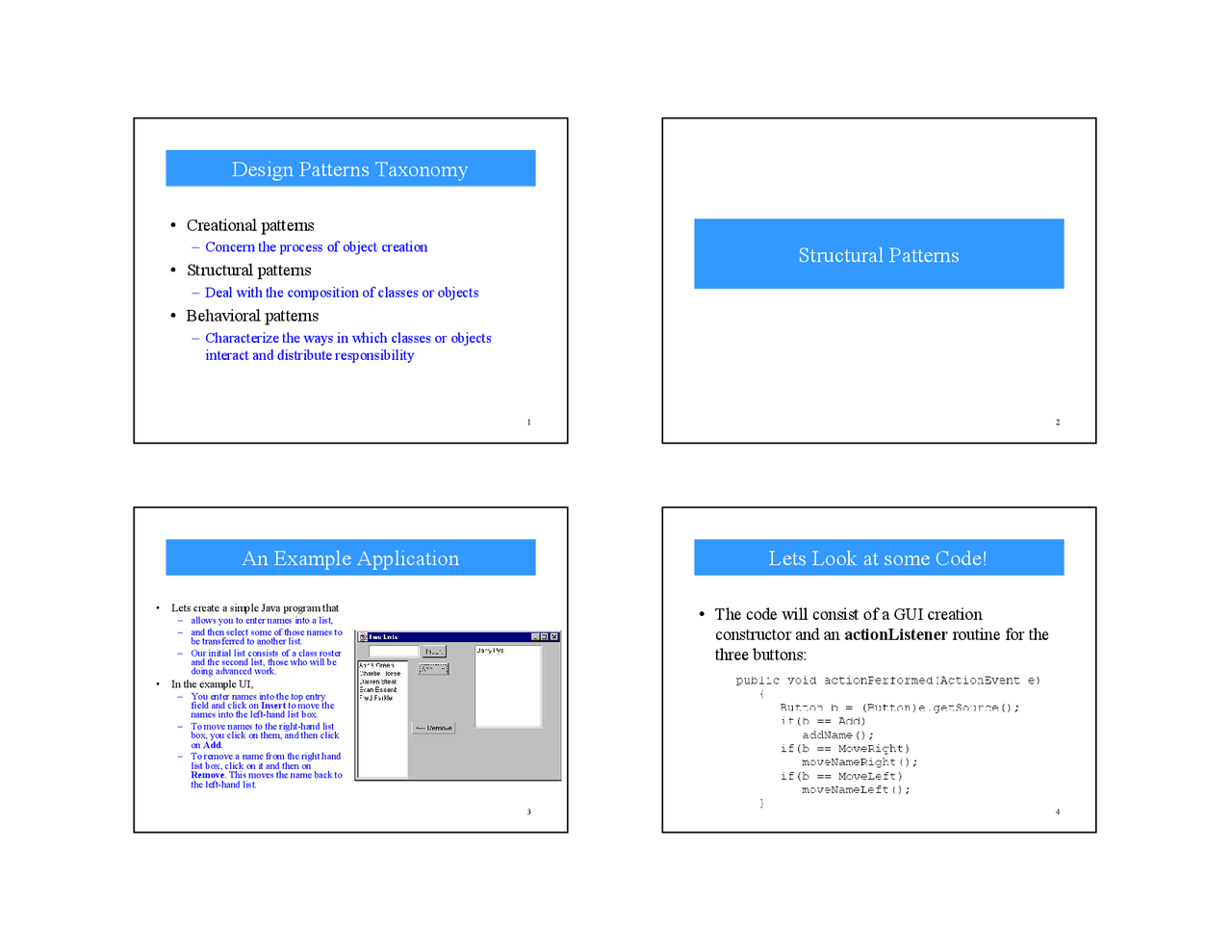 Java Design Patterns: Examples of Creational, Structural, and ...