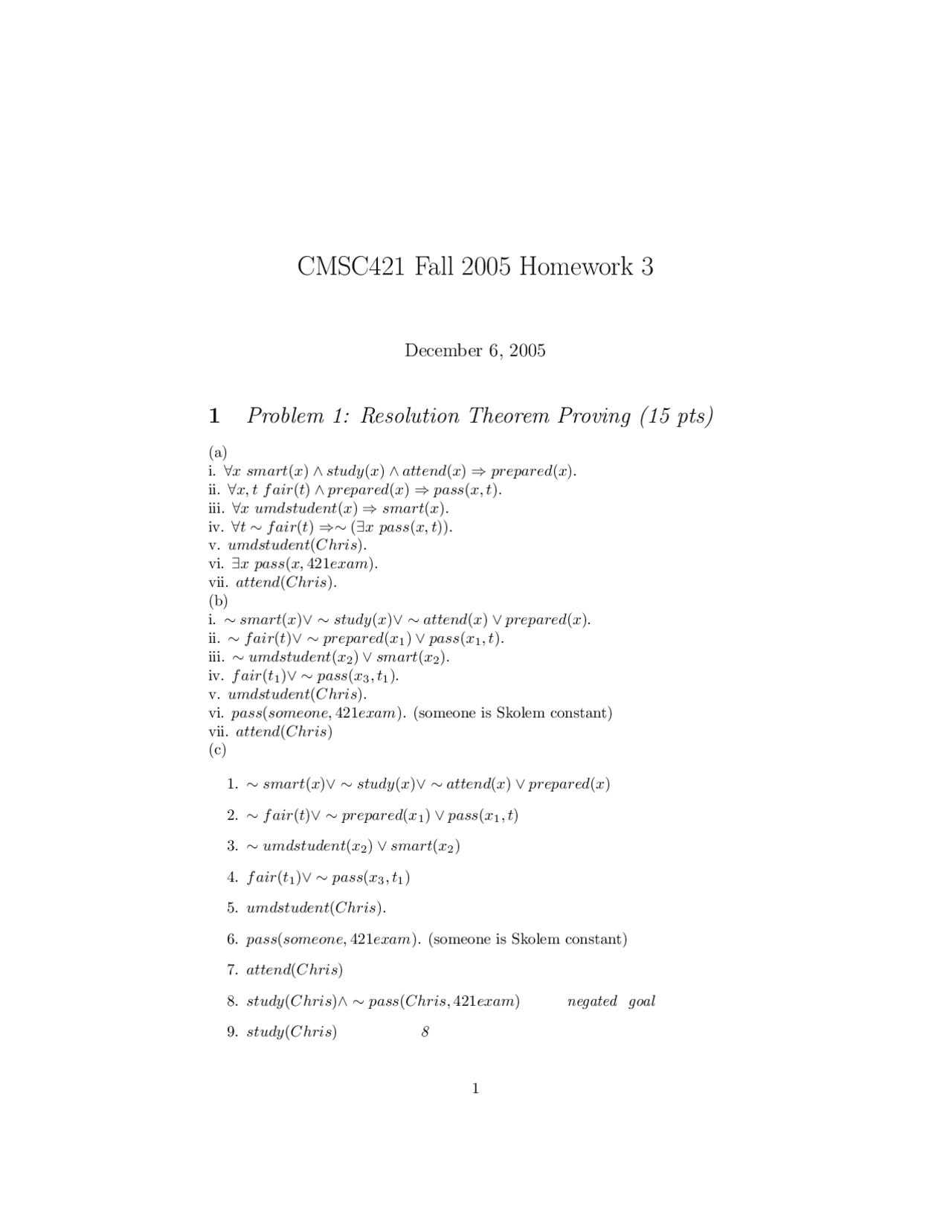 Homework 3 Solved Questions Introduction Artificial Intelligence 4849