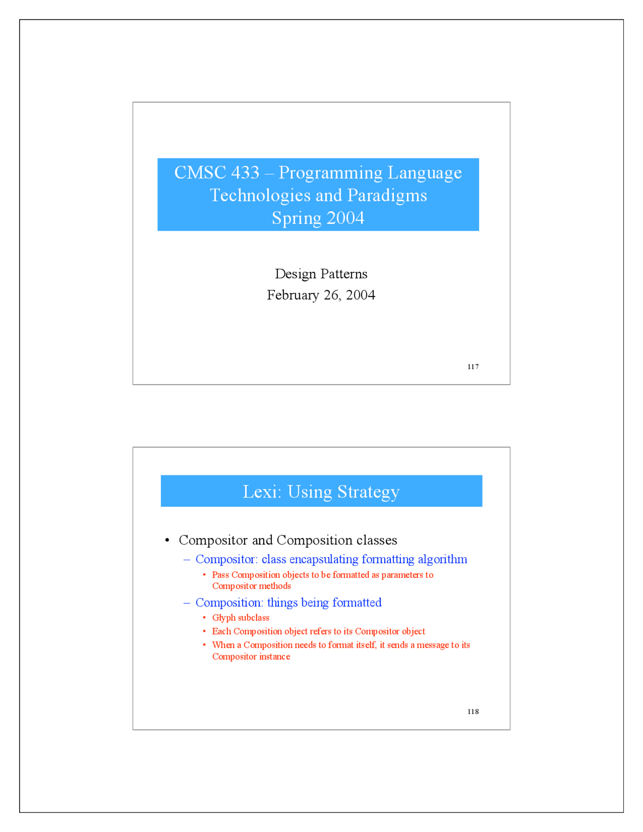 Design Patterns Programming Language Technologies And Paradigms