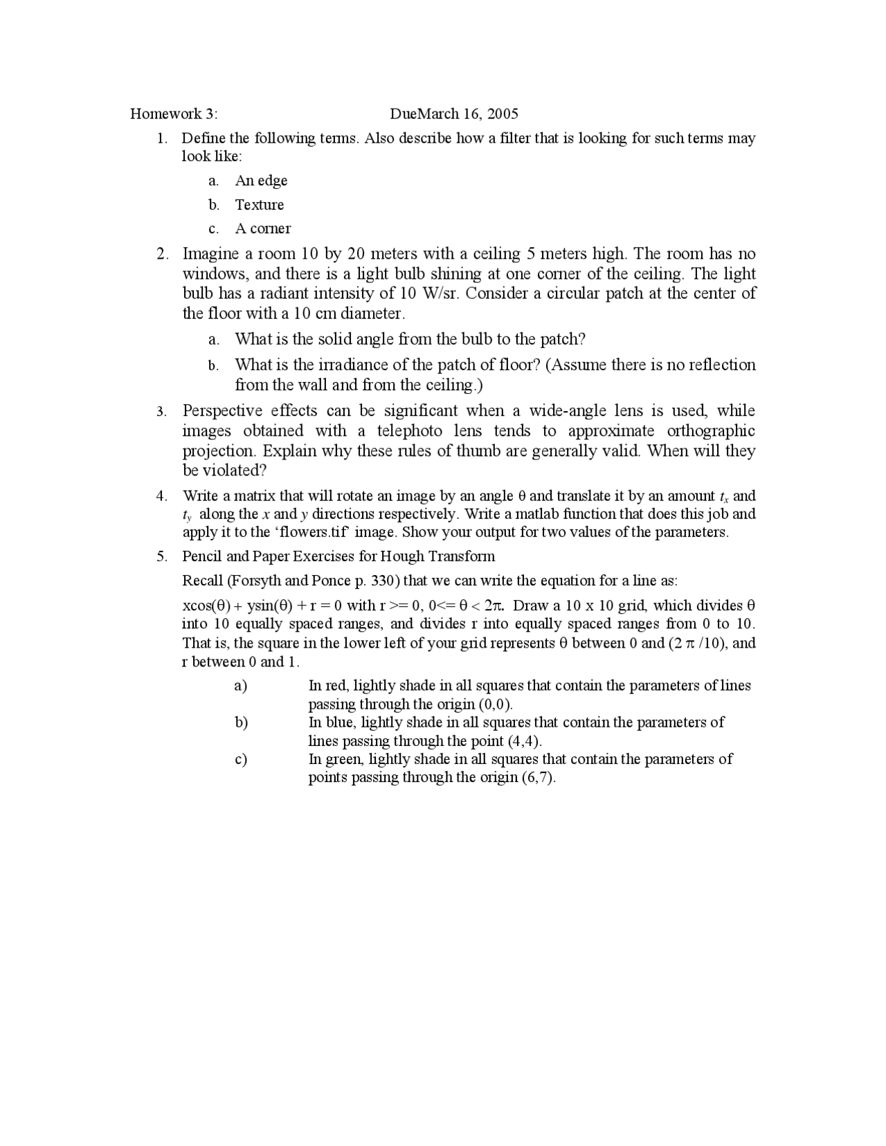 Homework 3 Practice Image Processing Cmsc 426 Docsity 4010