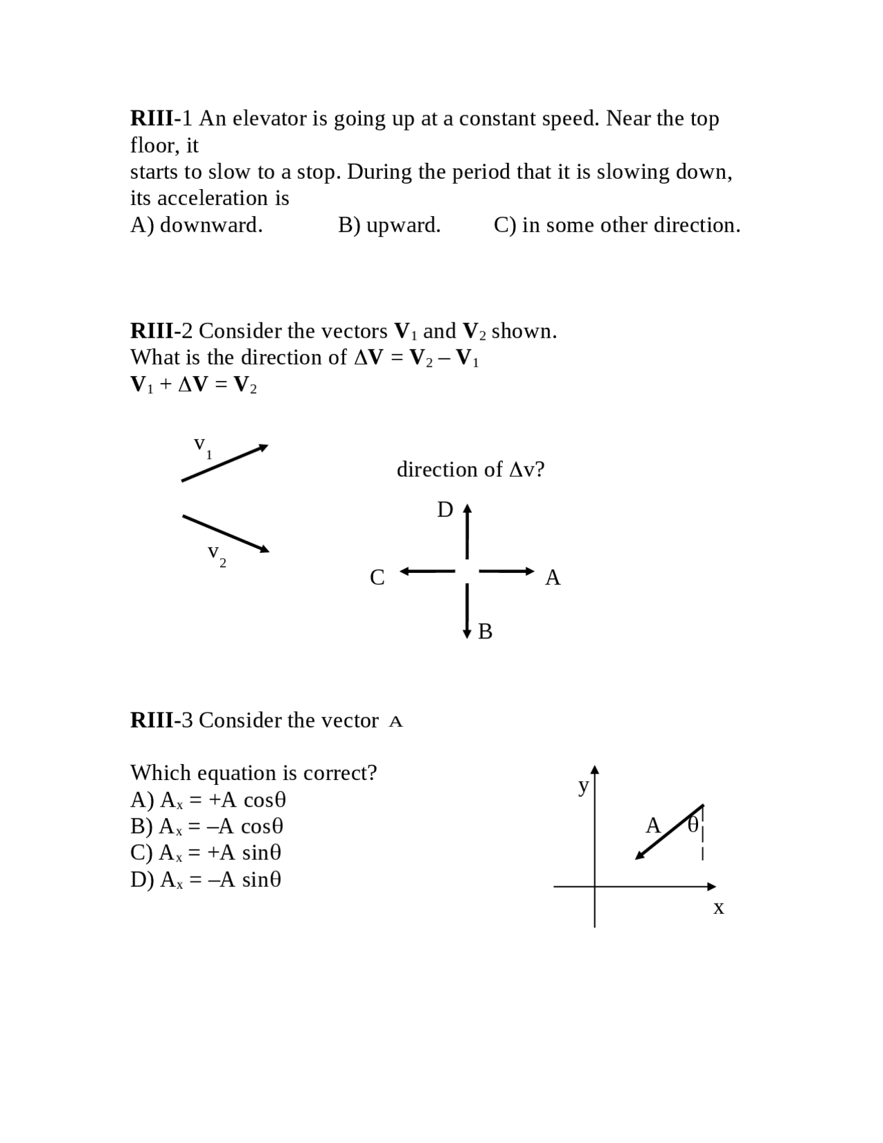 Practice Mcqs For Exam General Physics I Phys 2010 Docsity