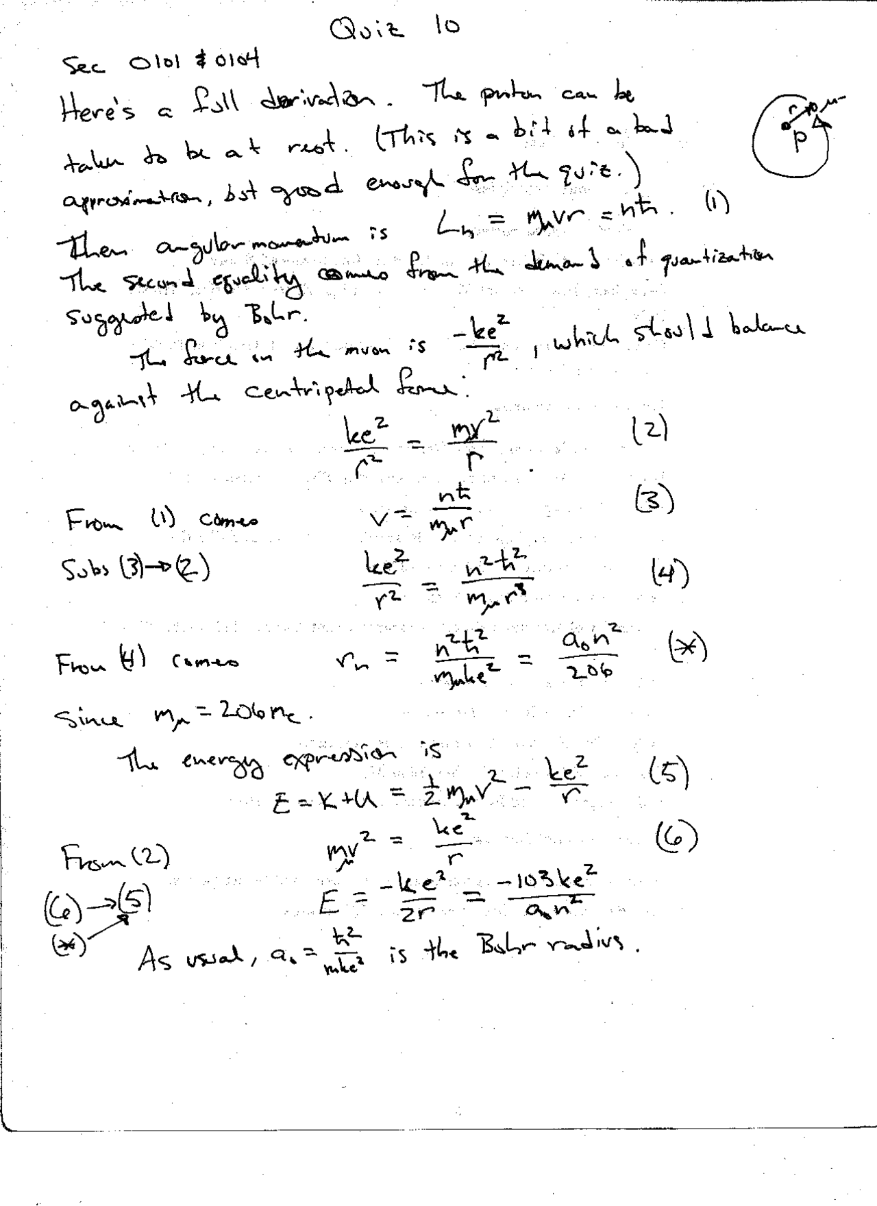 Solved Quiz 10 General Physics Iii Phys 263 Docsity