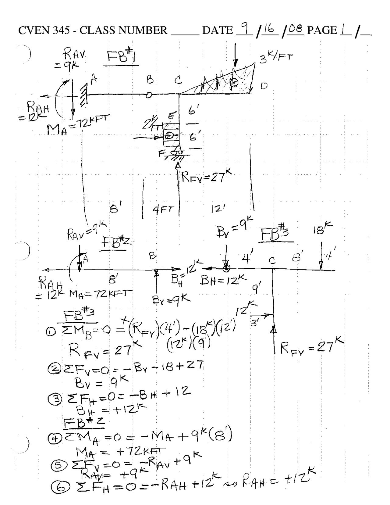 Notes On Civil Engineering Theory Of Structure Cven 345 Docsity