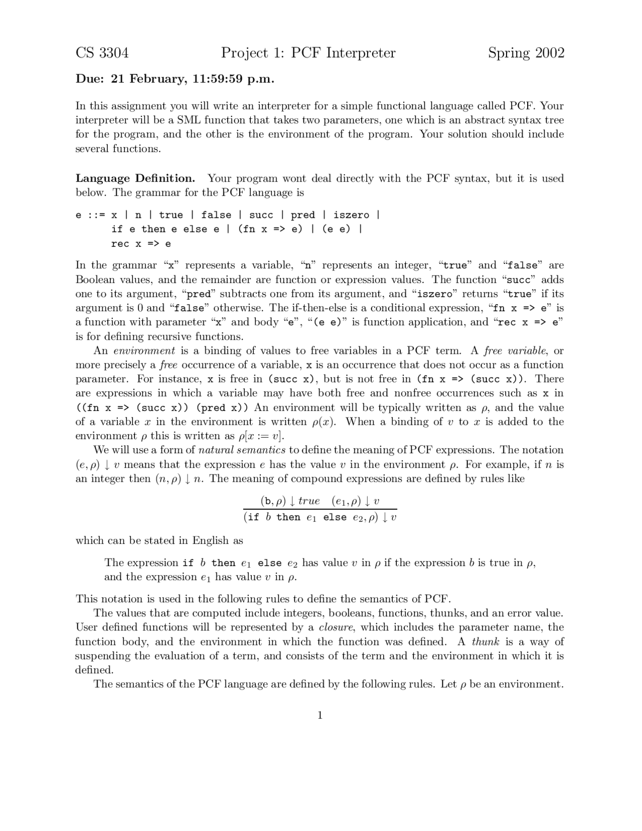 Comparative Languages - language Definition, Datatype, Project Report ...