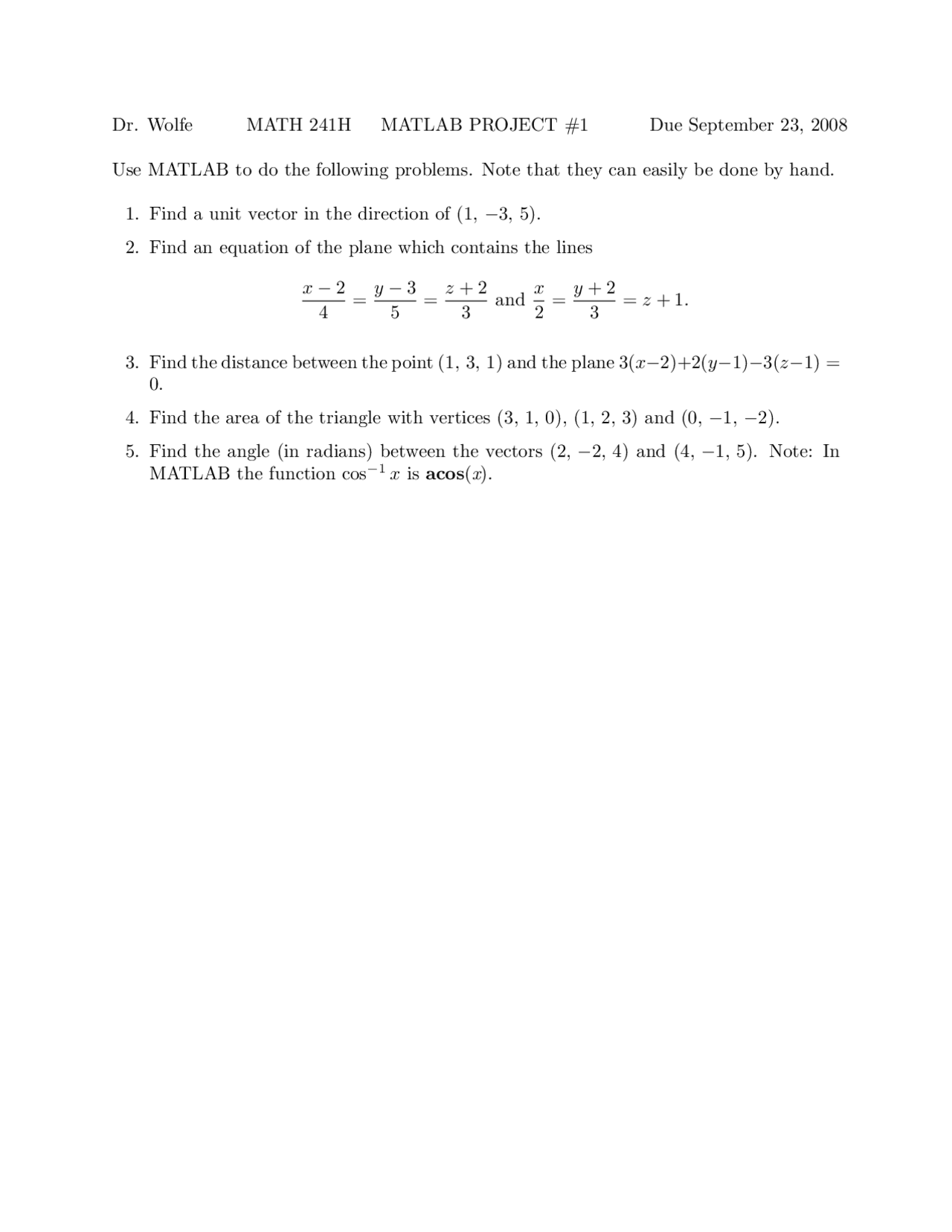 5 Problems To Find The Integrals In Calculus Iii Project Math 241h