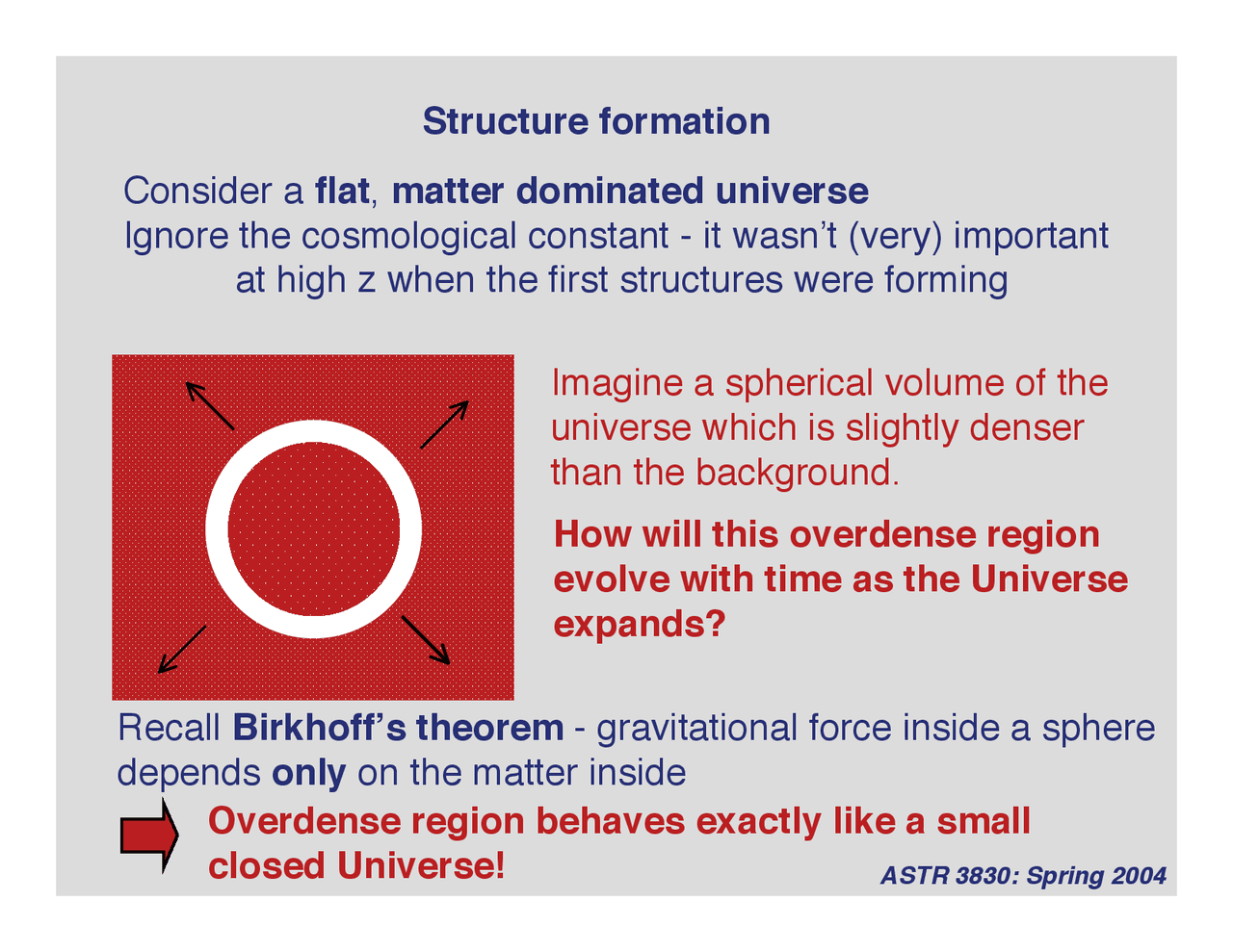 Lecture Slides For Structure Formation Astr 3830 Docsity