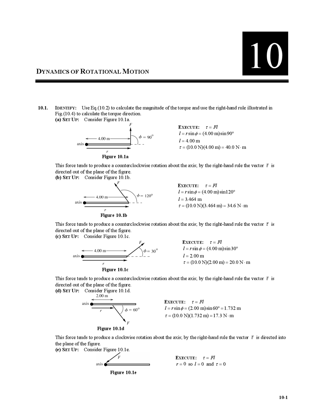 Dynamics Of Rotational Motion Solved Assignment Phys 2305 Docsity