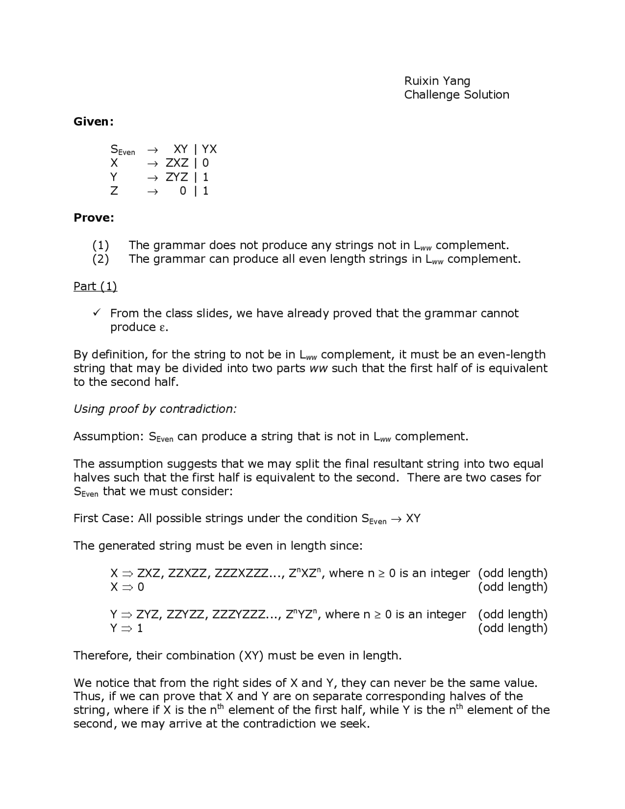 Solved Question On Theory Of Computation Cs 3102 Docsity 9893
