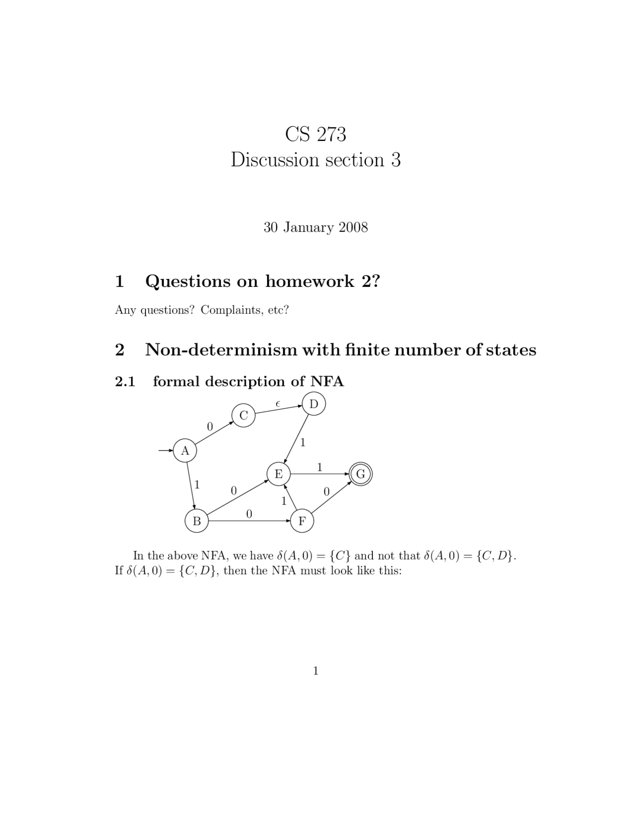 4 Solved Questions On Theory Of Computation Assignment 2 Cs 373 6128